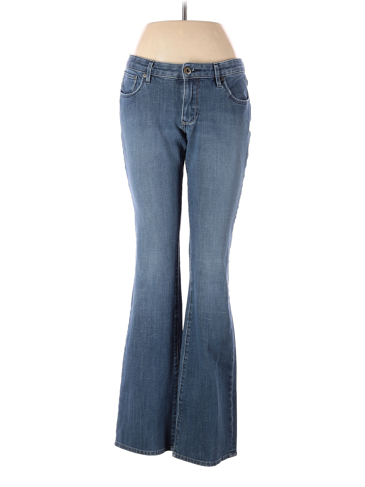 Christopher Blue Solid Blue Jeans Size 6 - 79% off | ThredUp