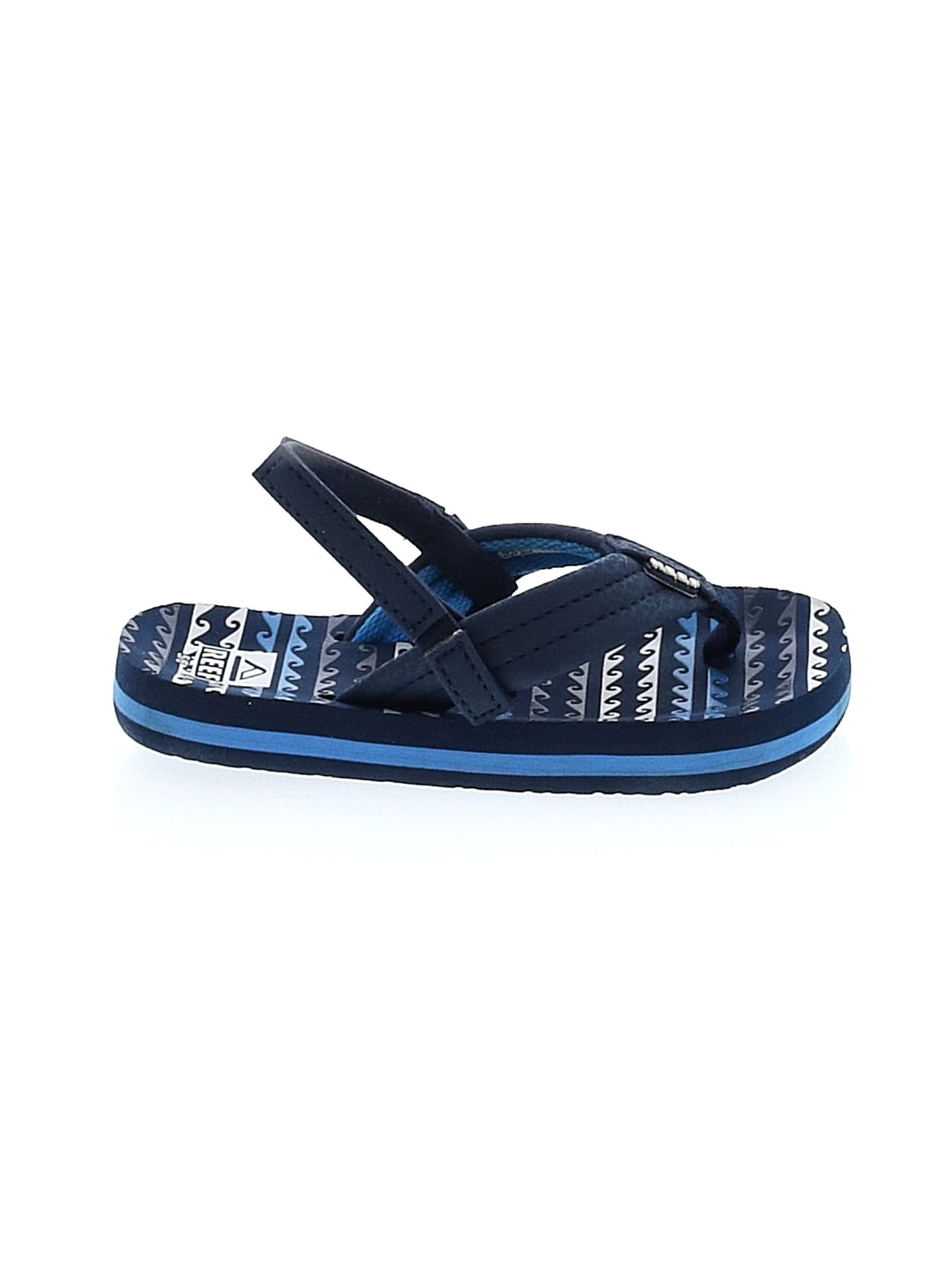 Reef Color Block Navy Blue Sandals Size 5 - 6 Kids - 38% off | thredUP