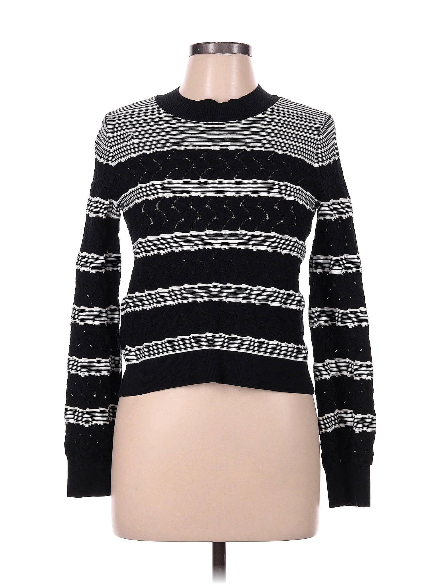 Club Monaco Color Block Stripes Black Pullover Sweater Size M - 77% off ...