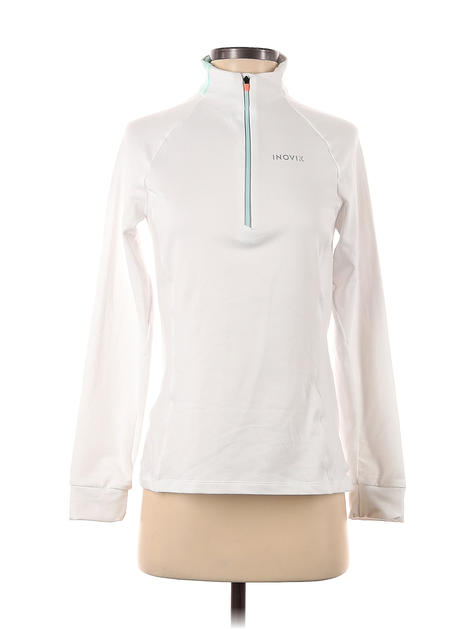 Decathlon White Track Jacket Size S - 60% off | ThredUp