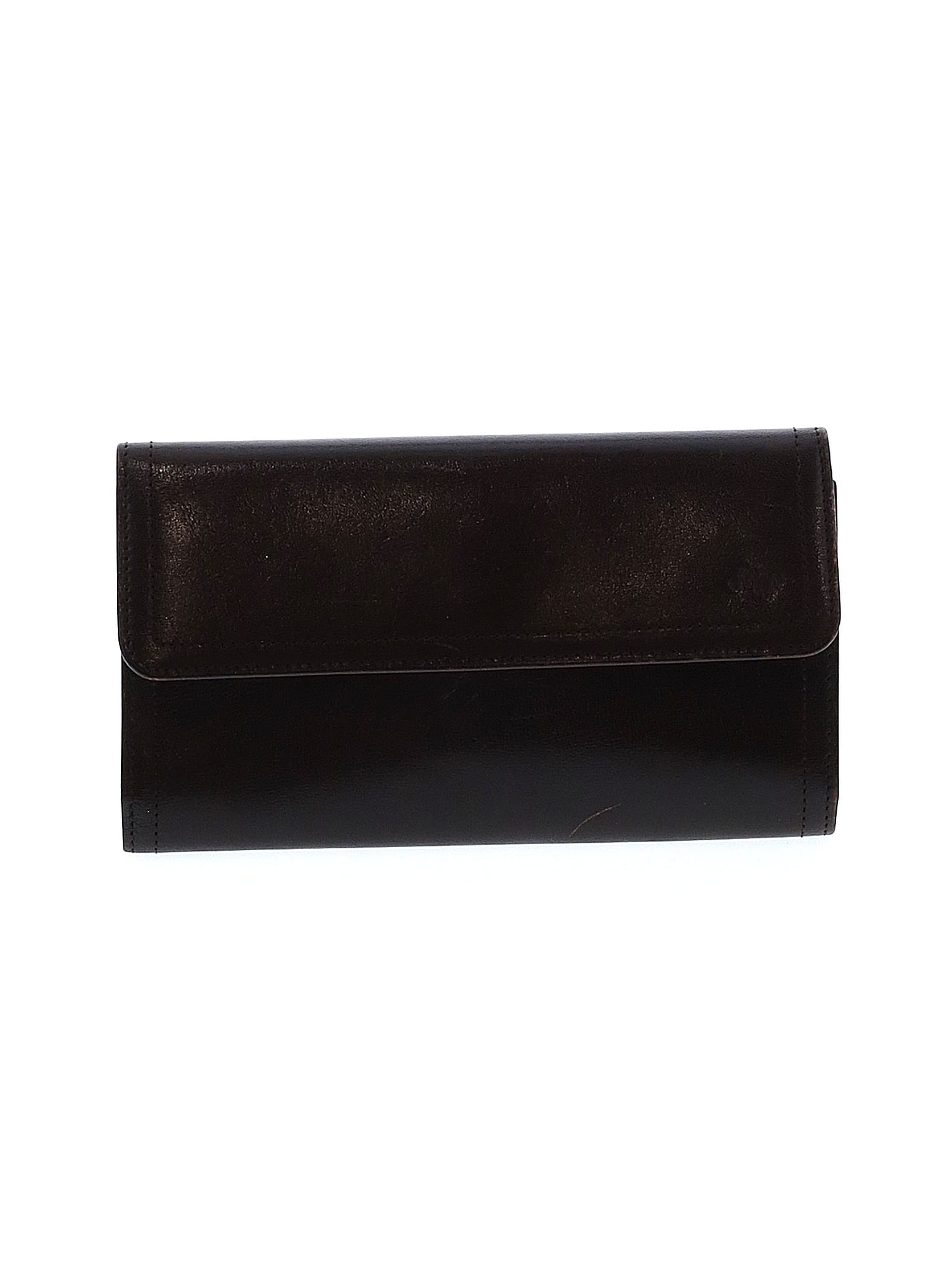 Monsac 100% Leather Solid Brown Leather Wallet One Size - 69% off | thredUP