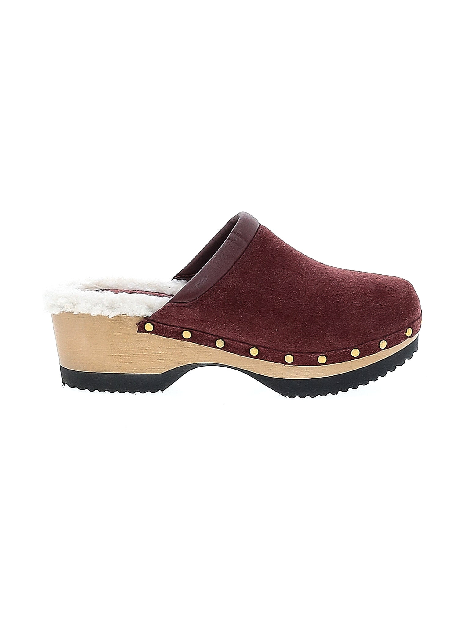 M. Gemi Solid Maroon Burgundy Mule/Clog Size 38 (EU) - 77% off | thredUP