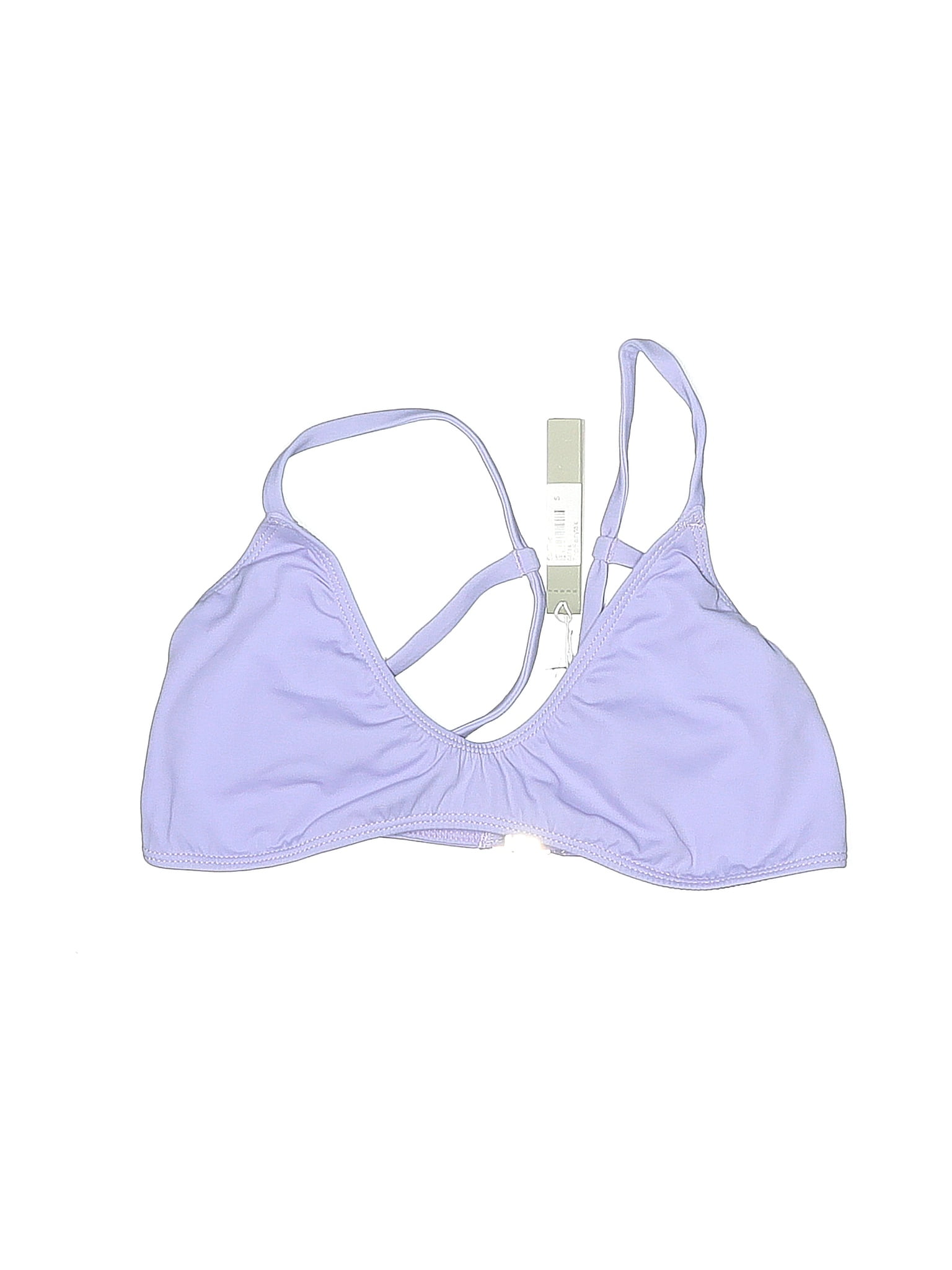 Gooseberry Seaside Solid Purple Swimsuit Top Size S - 62% off | thredUP