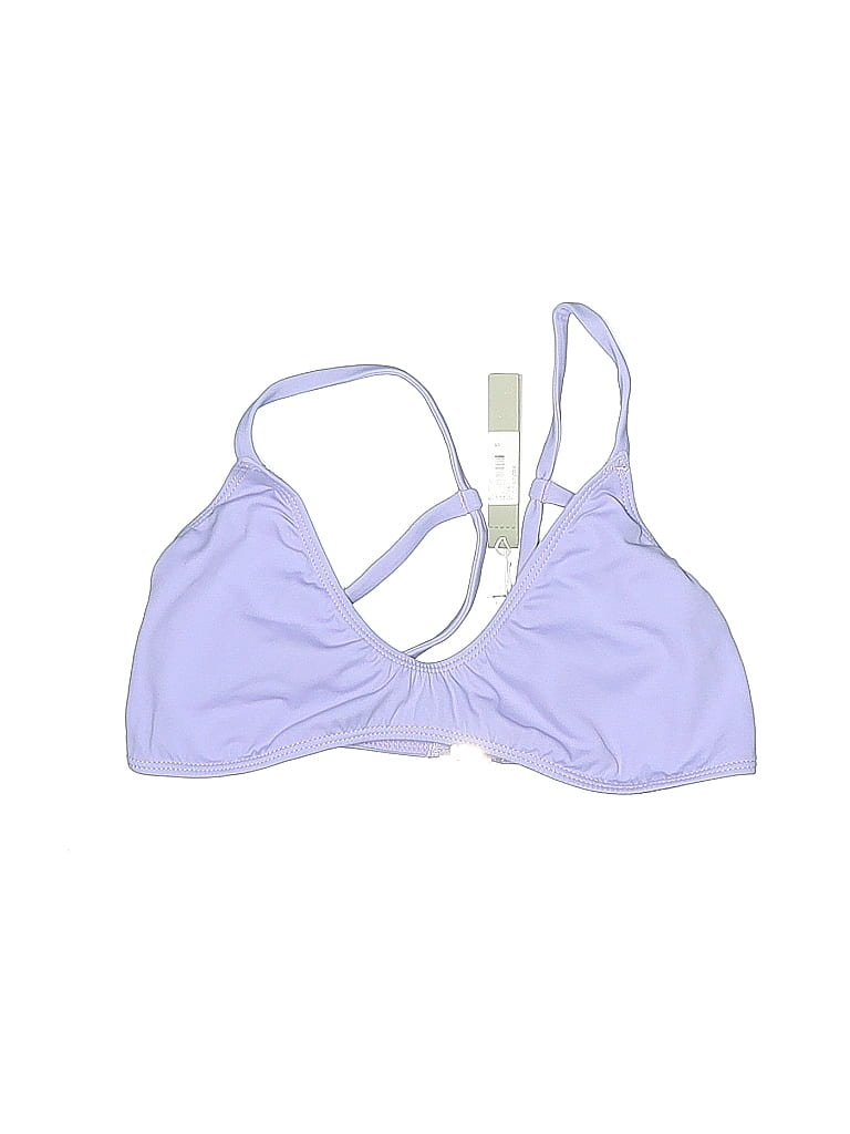 Gooseberry Seaside Solid Purple Swimsuit Top Size S - 62% off | thredUP
