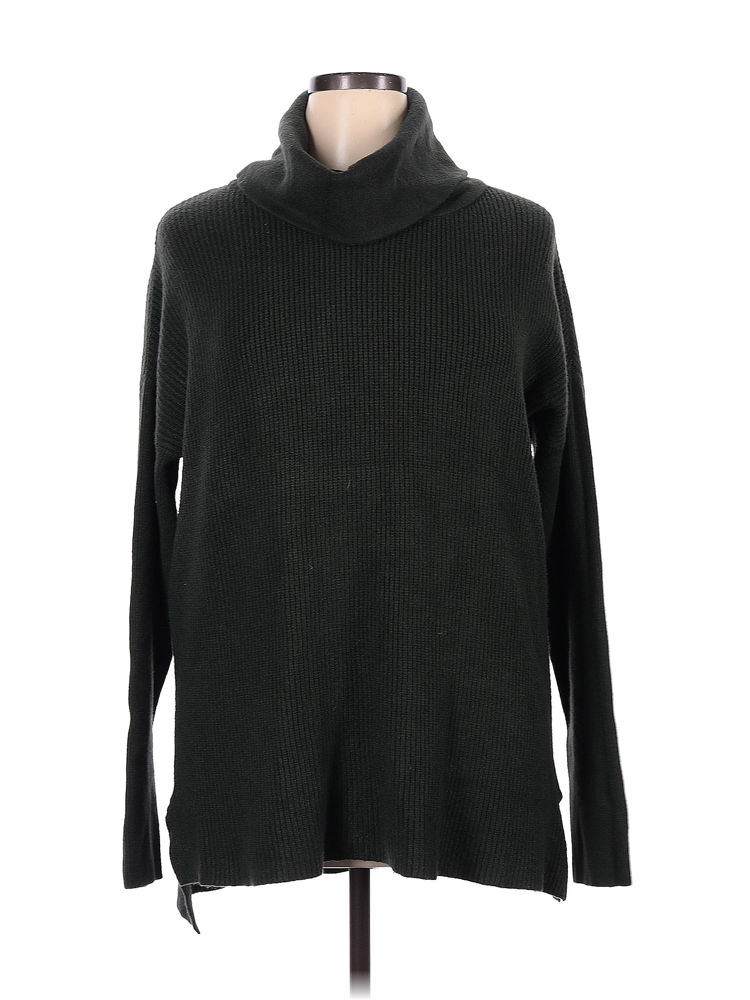 Cyrus Color Block Solid Black Turtleneck Sweater Size XL - 60% off ...