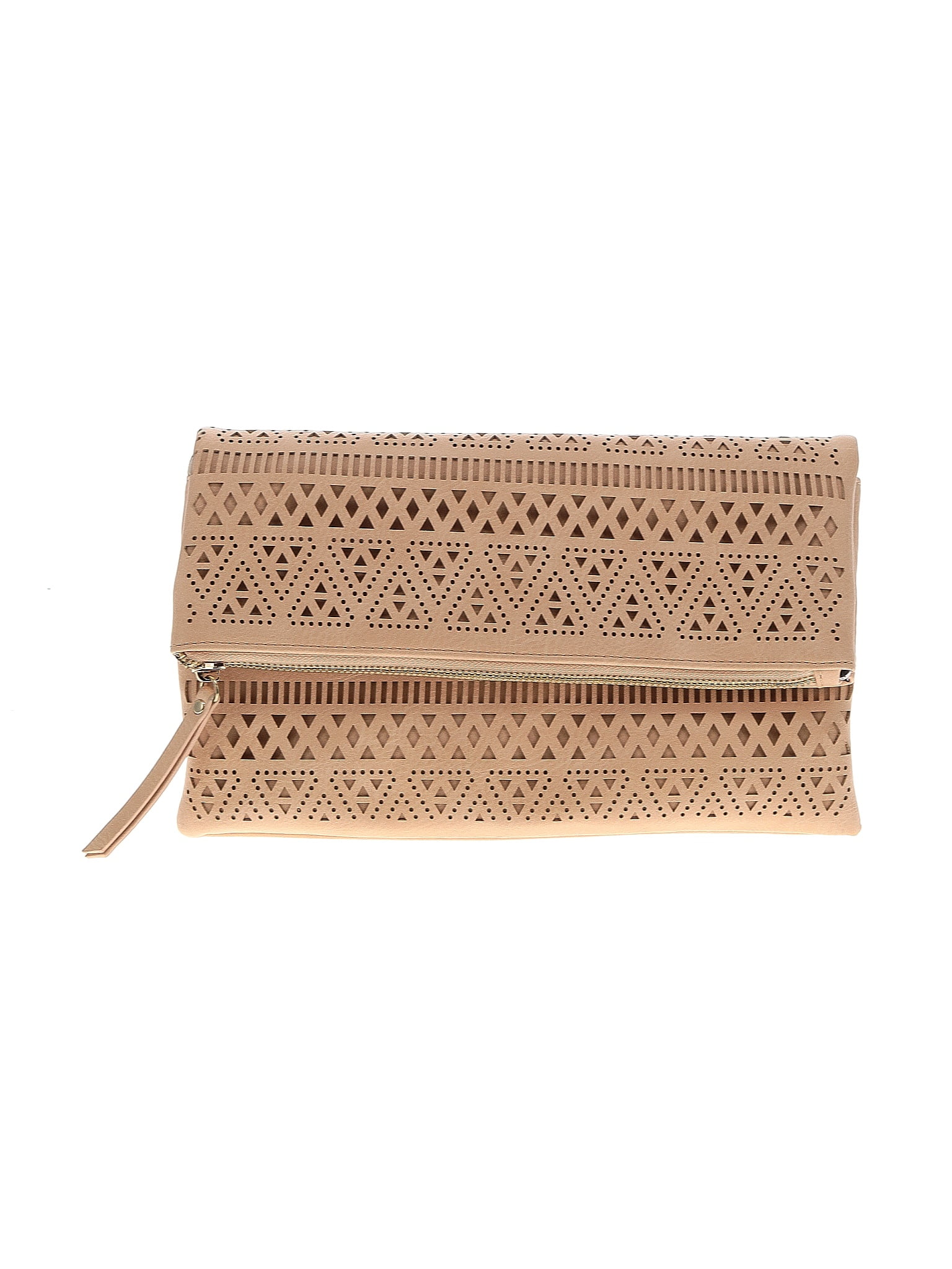 Madison West Solid Tan Clutch One Size - 66% off | ThredUp
