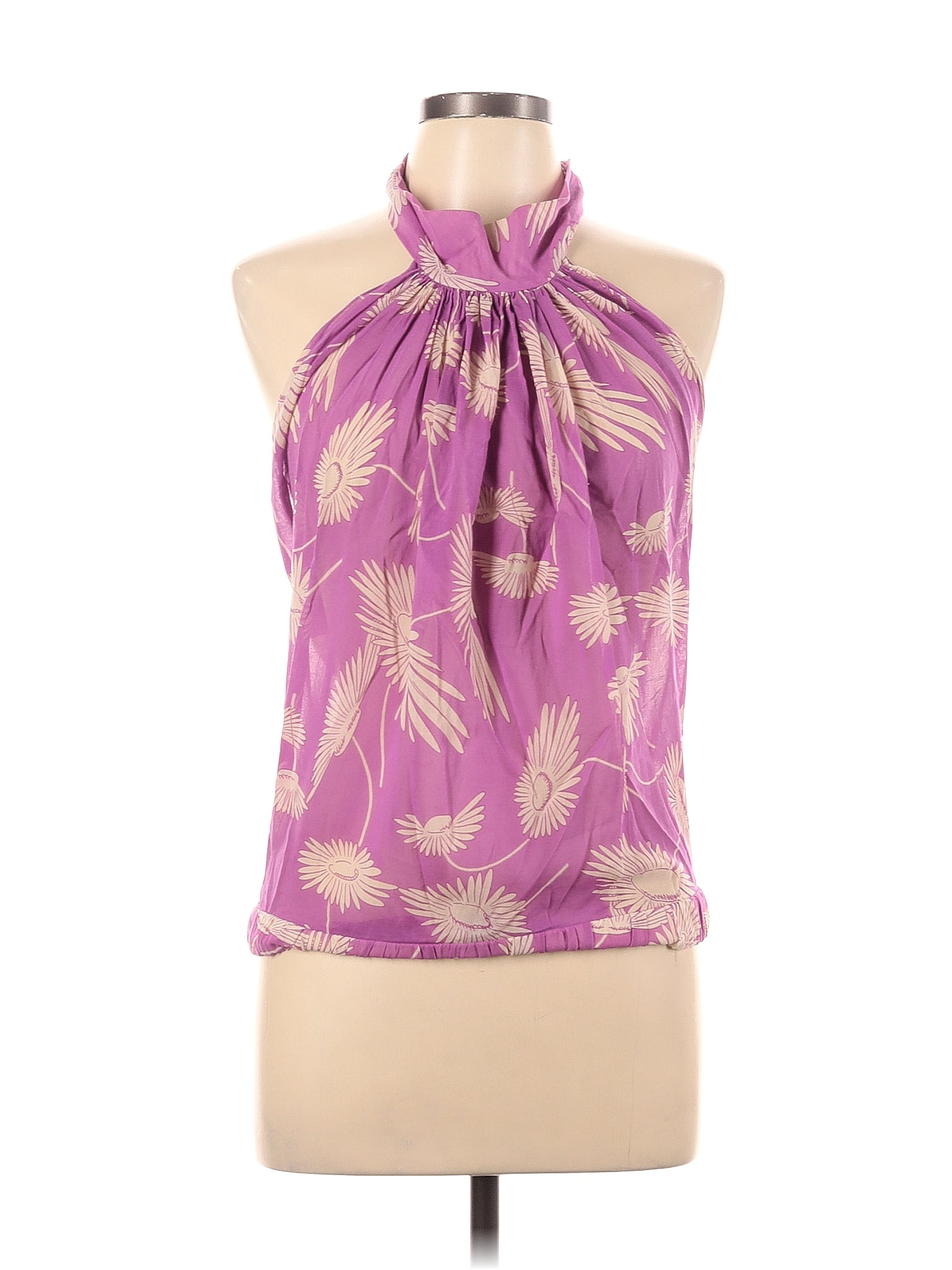 Marc Jacobs 100% Cotton Purple Halter Top Size 6 - 82% off | thredUP