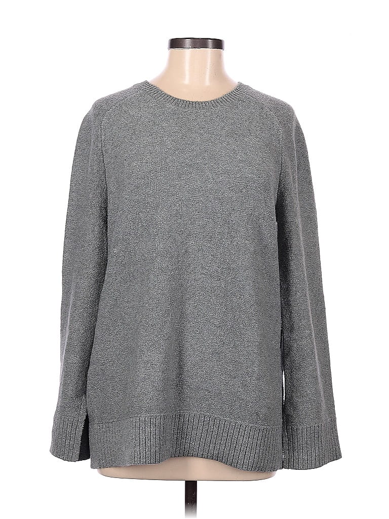Lou & Grey Color Block Marled Gray Pullover Sweater Size M - 72% off ...
