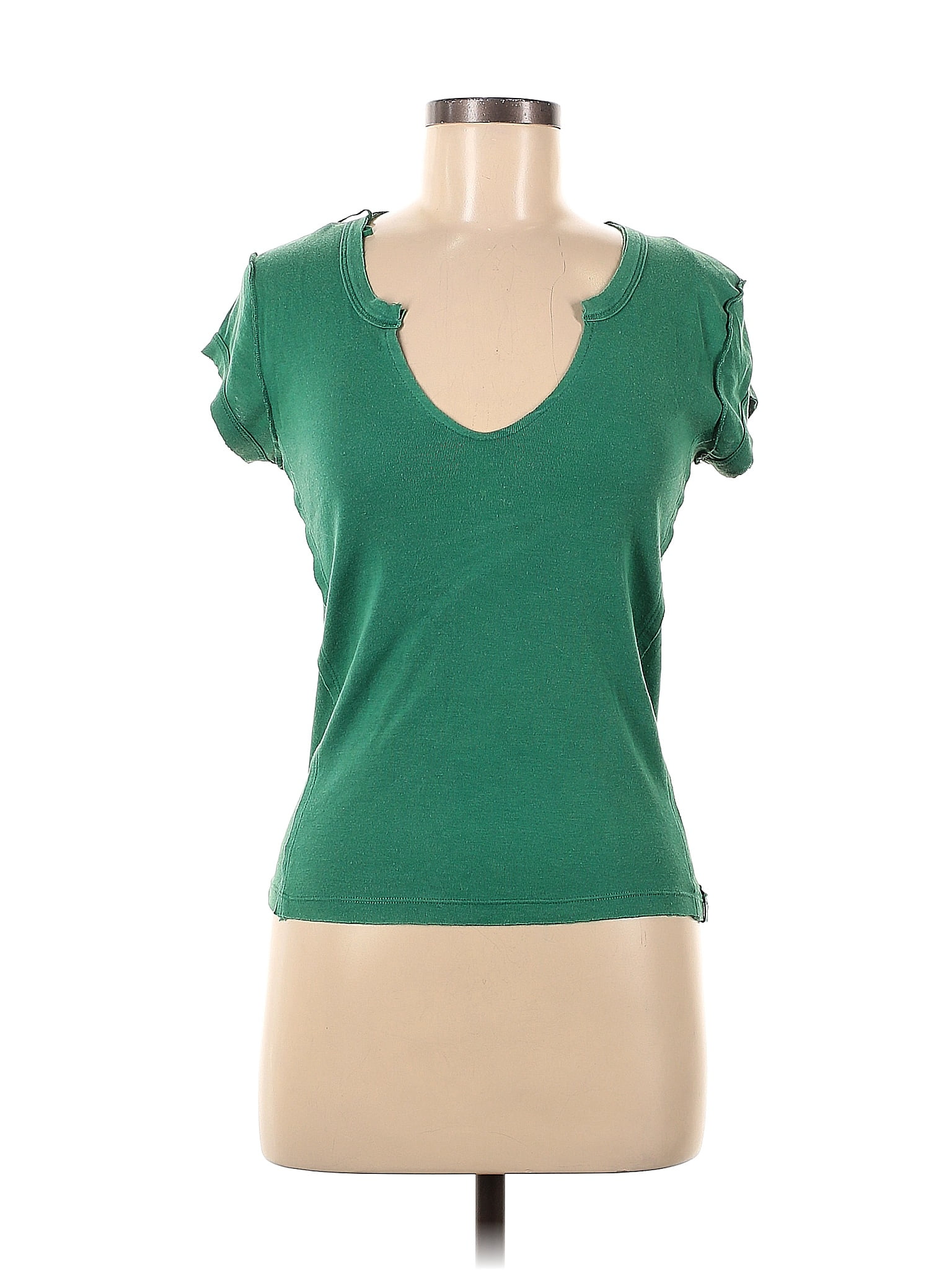 We The Free Green Short Sleeve Top Size Xs 70 Off Thredup