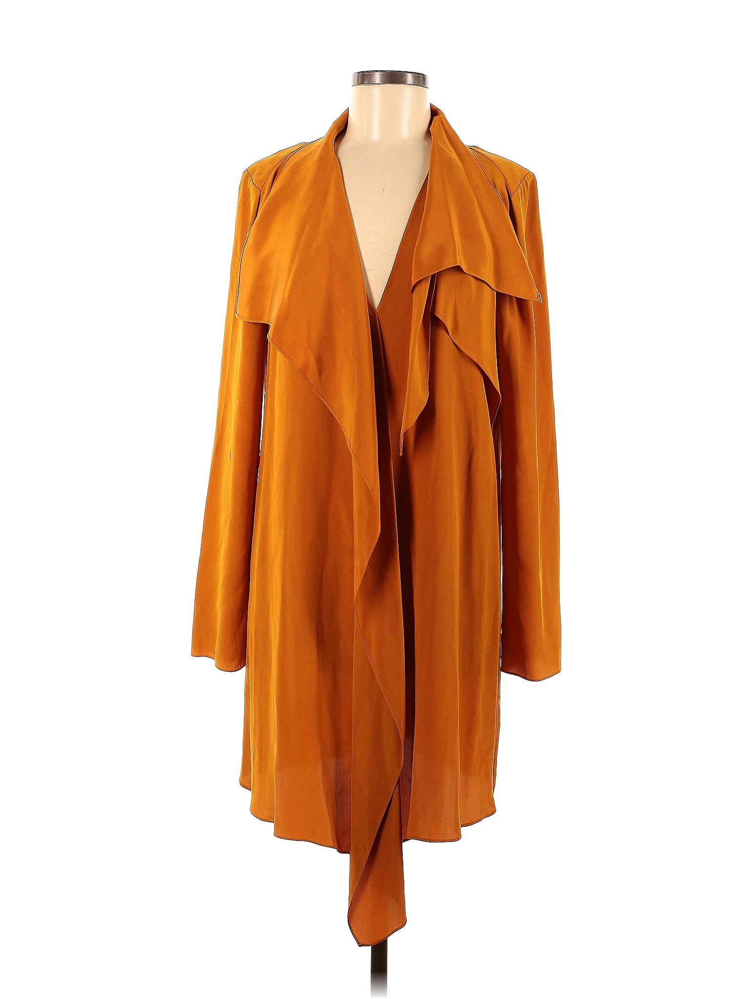 Vanessa Bruno Solid Burnt Orange Orange Casual Dress Size 38 (EU) - 78% ...