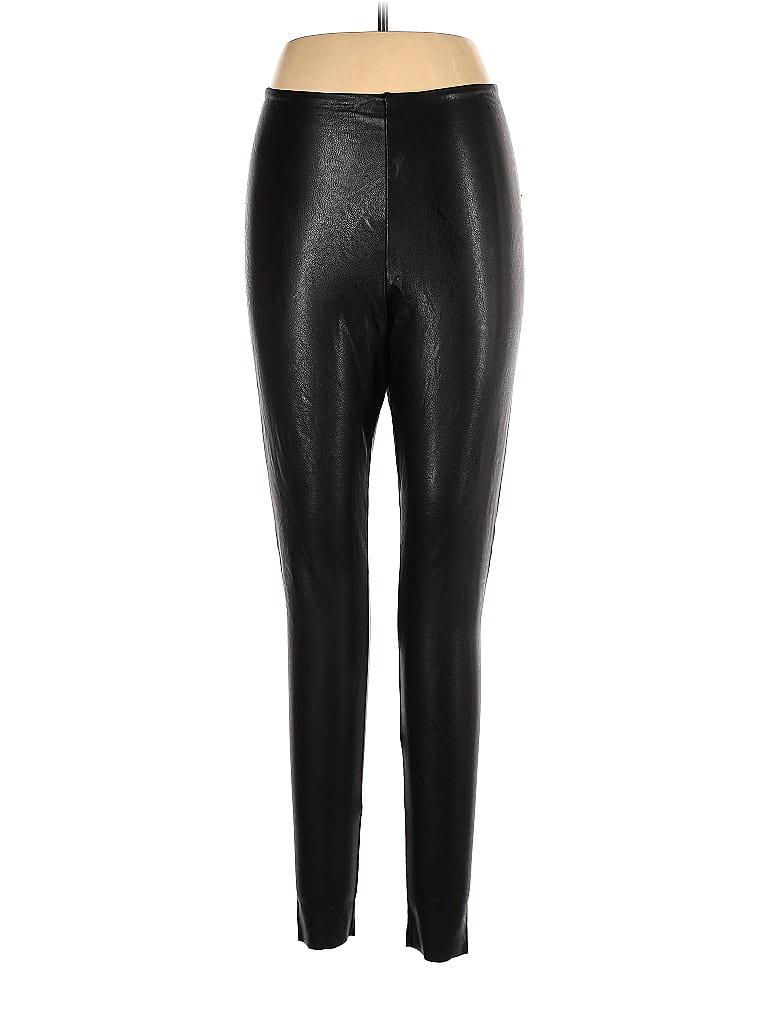 Commando Control Black Faux Leather Pants Size L - 73% off | thredUP