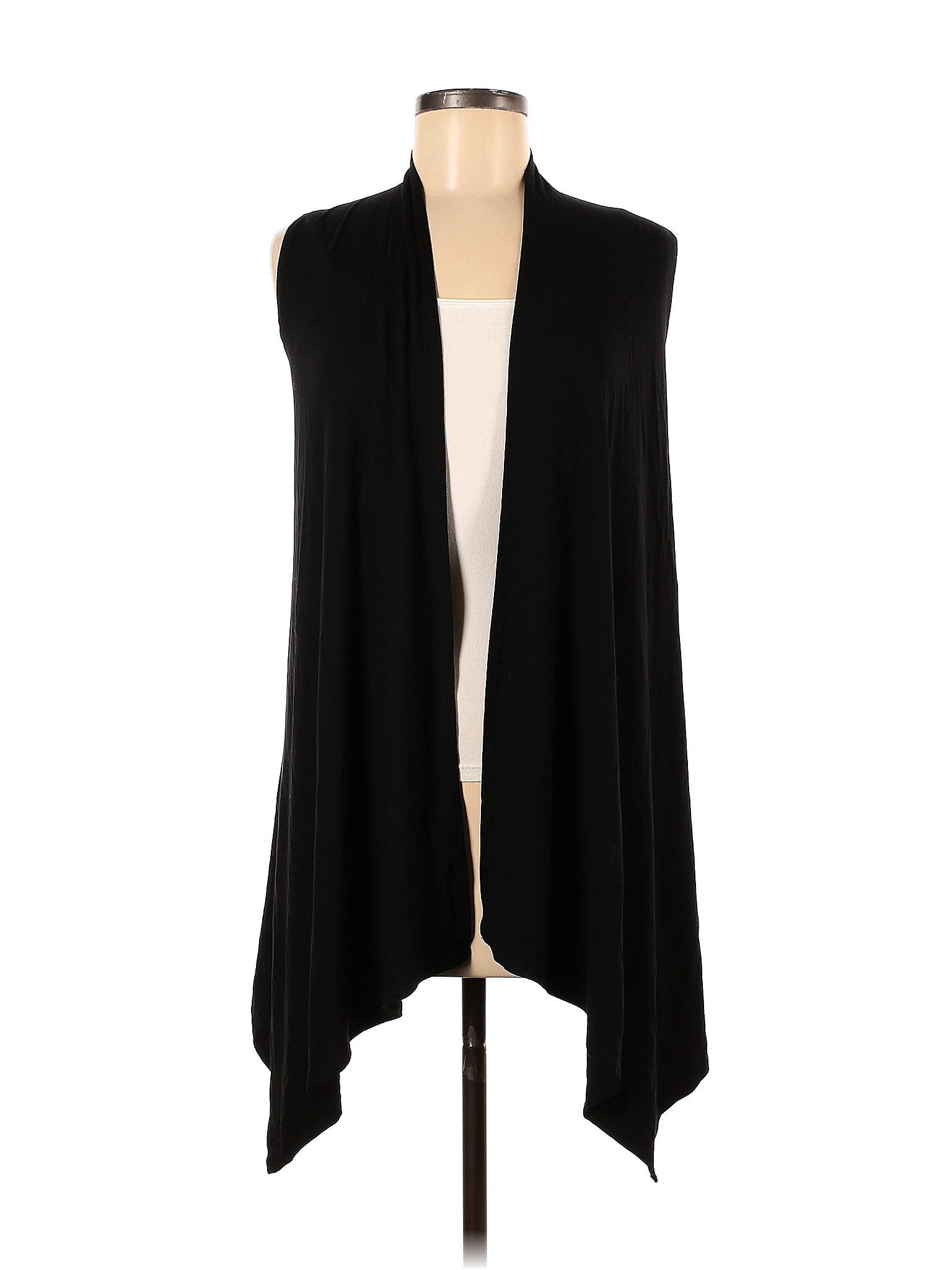 Popana Solid Black Kimono Size S - 57% off | thredUP