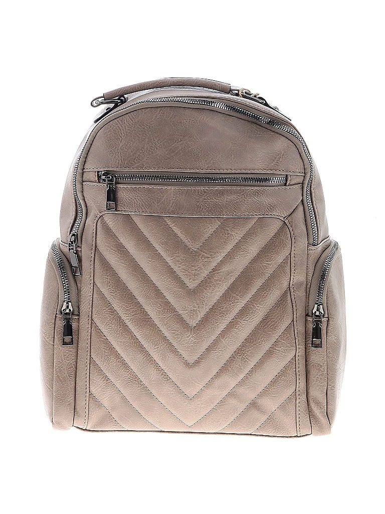 Assorted Brands Solid Tan Backpack One Size - 52% off | thredUP