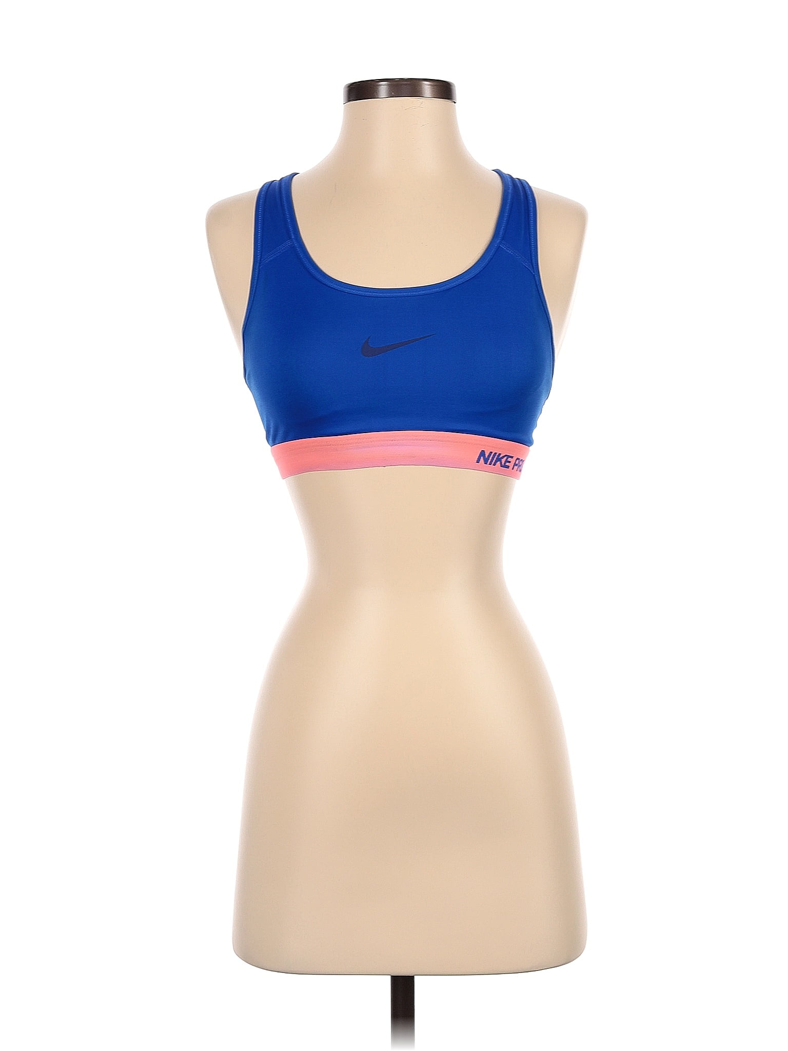Nike Color Block Blue Sports Bra Size S - 60% off | thredUP