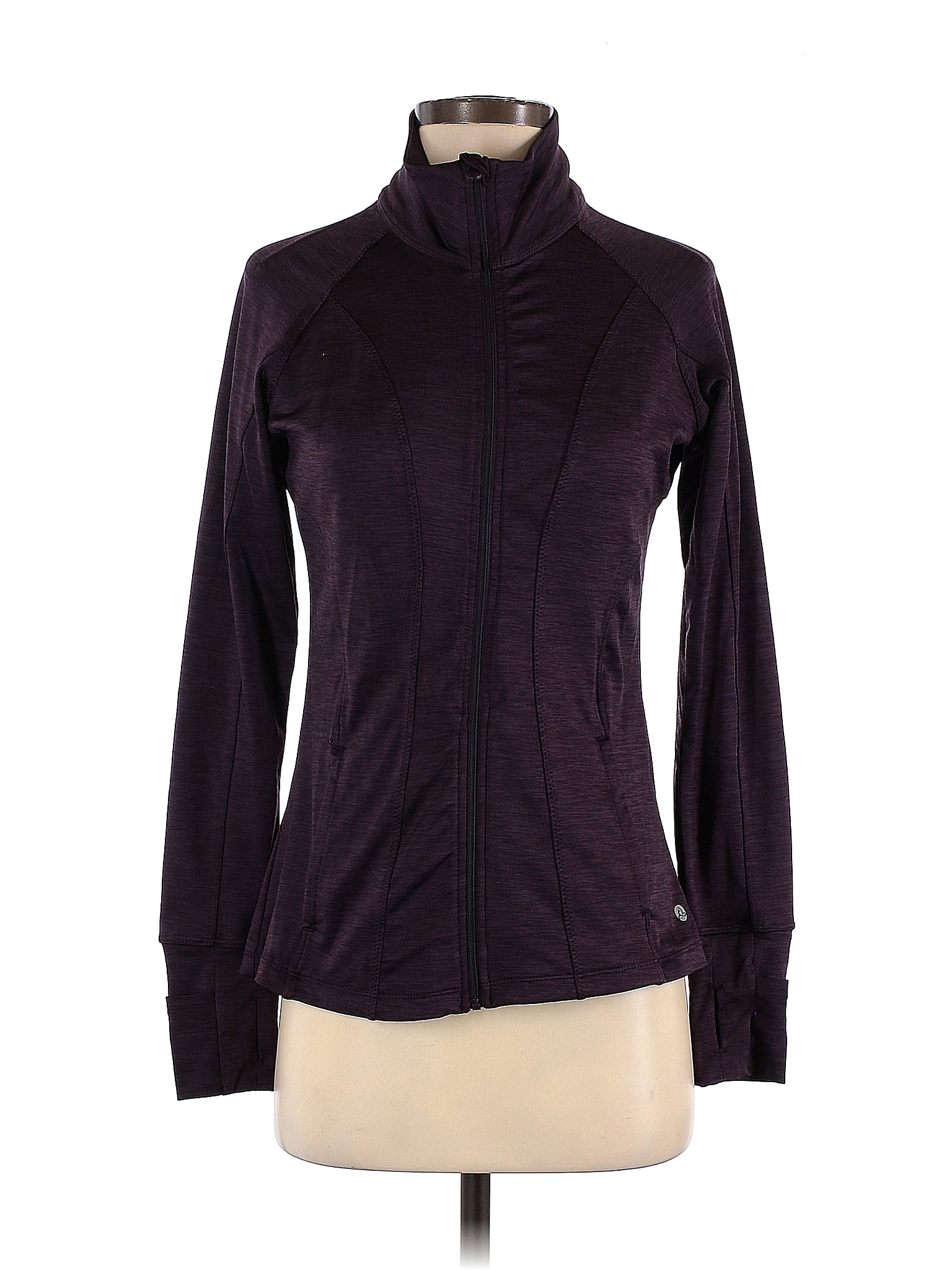 Apana Solid Purple Track Jacket Size S - 71% off | thredUP