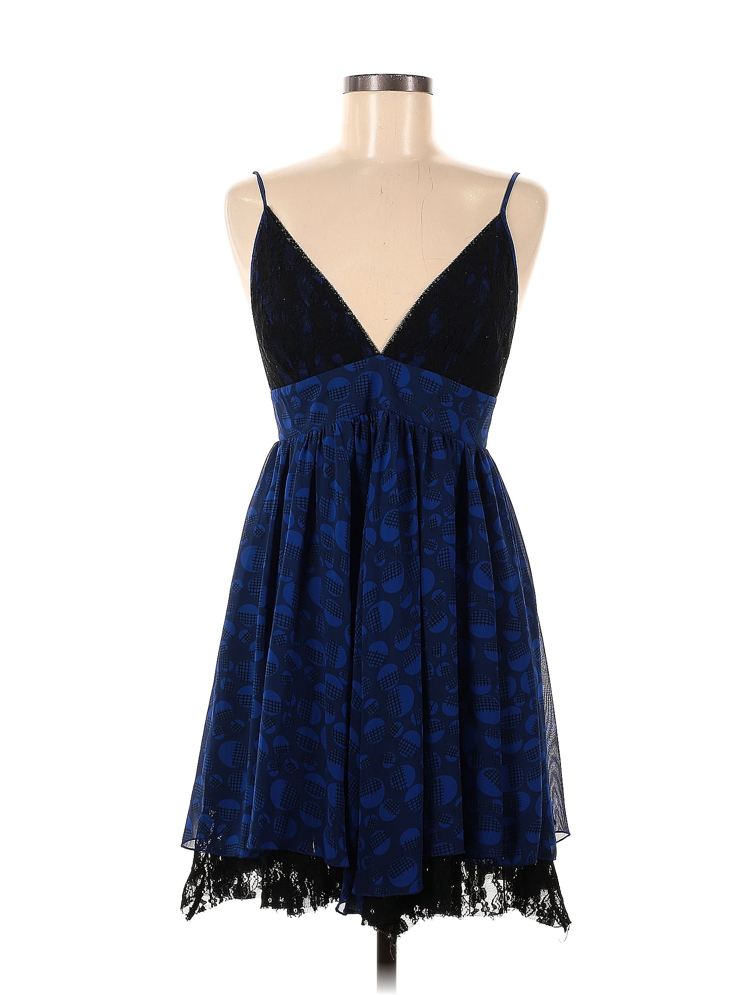 Sparkle & Fade Multi Color Blue Casual Dress Size M - 68% off | thredUP