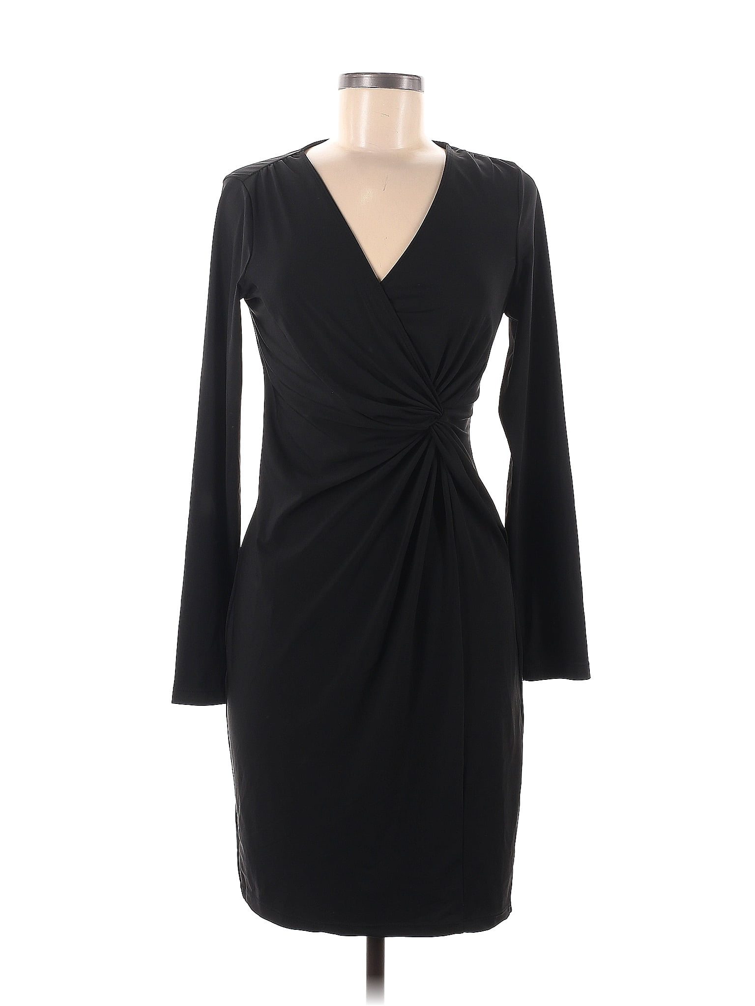 max-studio-solid-black-casual-dress-size-m-78-off-thredup