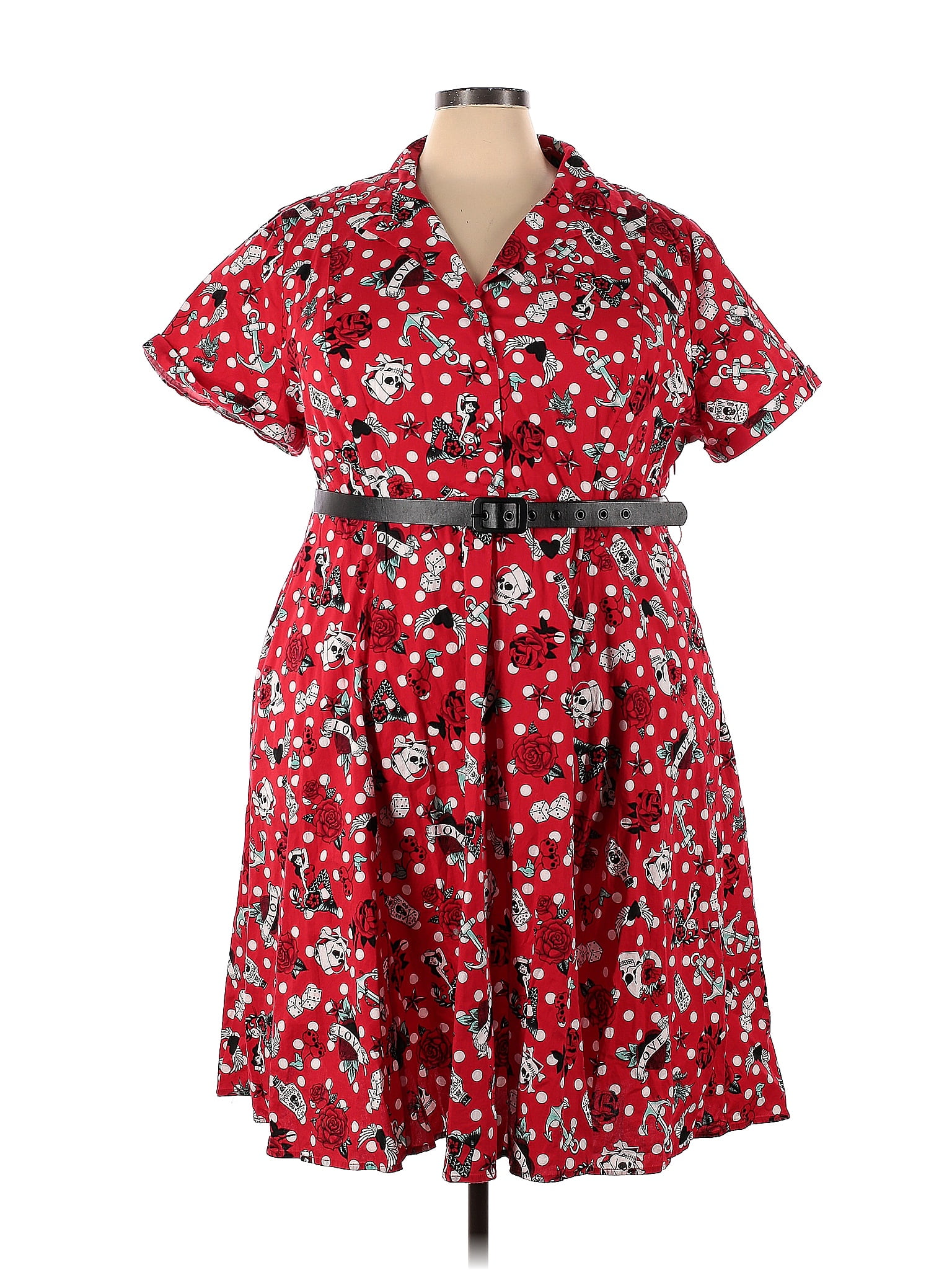 Torrid Red Casual Dress Size 24 (Plus) - 57% off | ThredUp