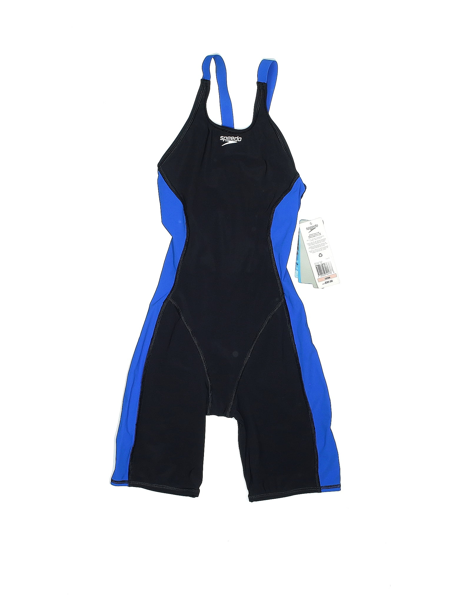 Speedo Solid Black Blue Wetsuit Size 12 - 69% off | thredUP