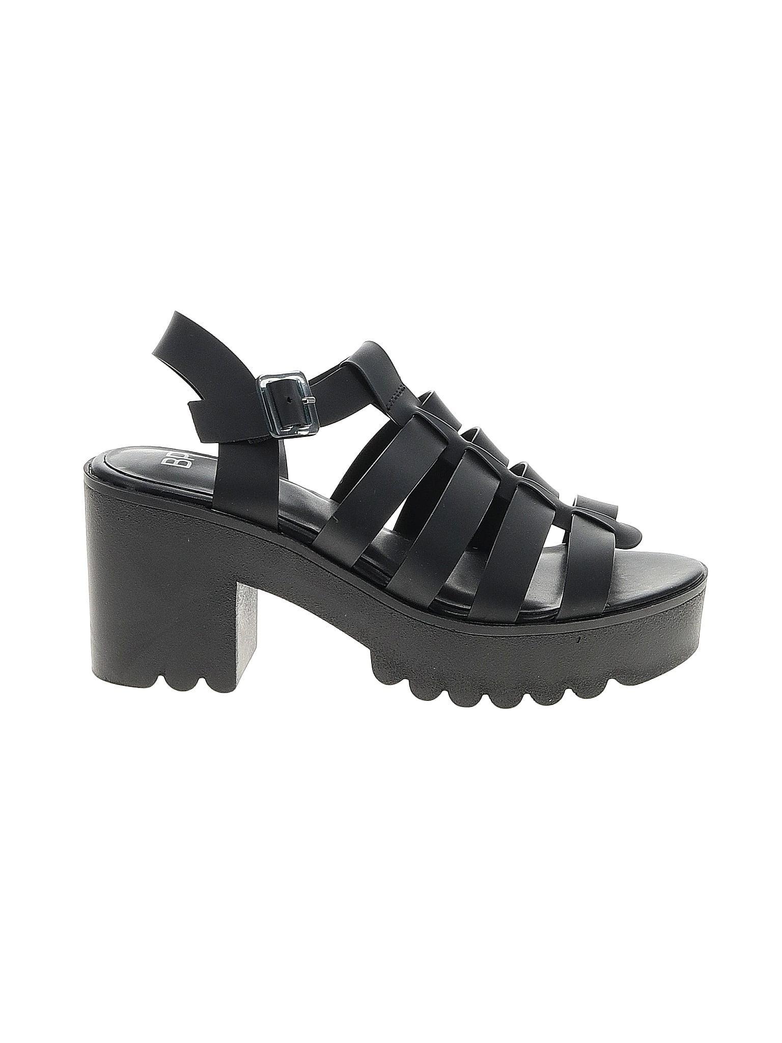 BP. Solid Black Sandals Size 9 - 57% off | thredUP