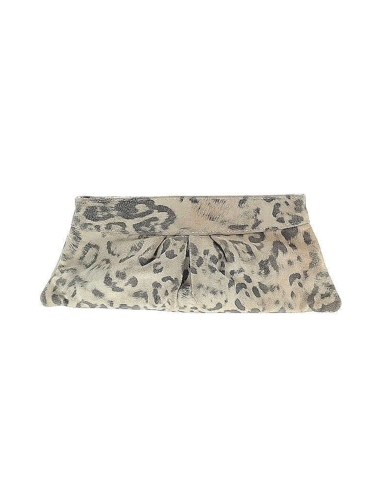 Lauren Merkin Animal Print Gray White Clutch One Size - 77% off | thredUP