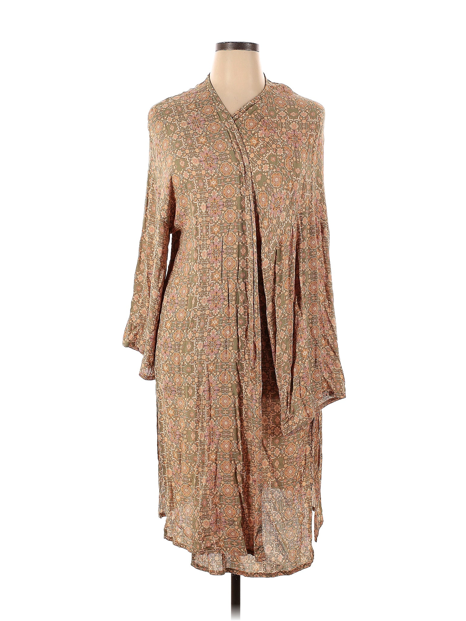 Carly Jean 100% Rayon Brown Kimono Size XL - 66% off | ThredUp