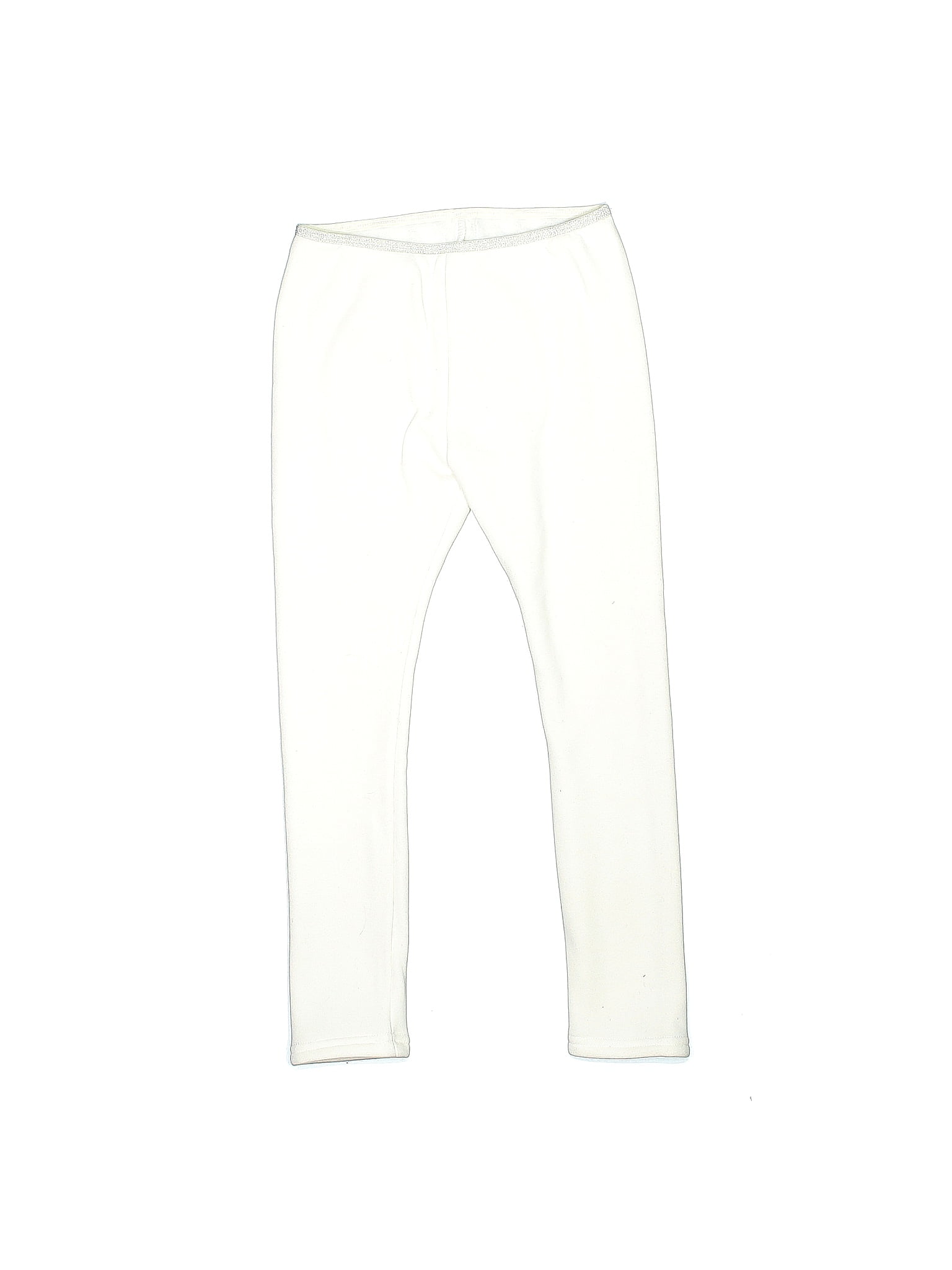 Lulabee Solid White Ivory Leggings Size 9 - 43% off | thredUP