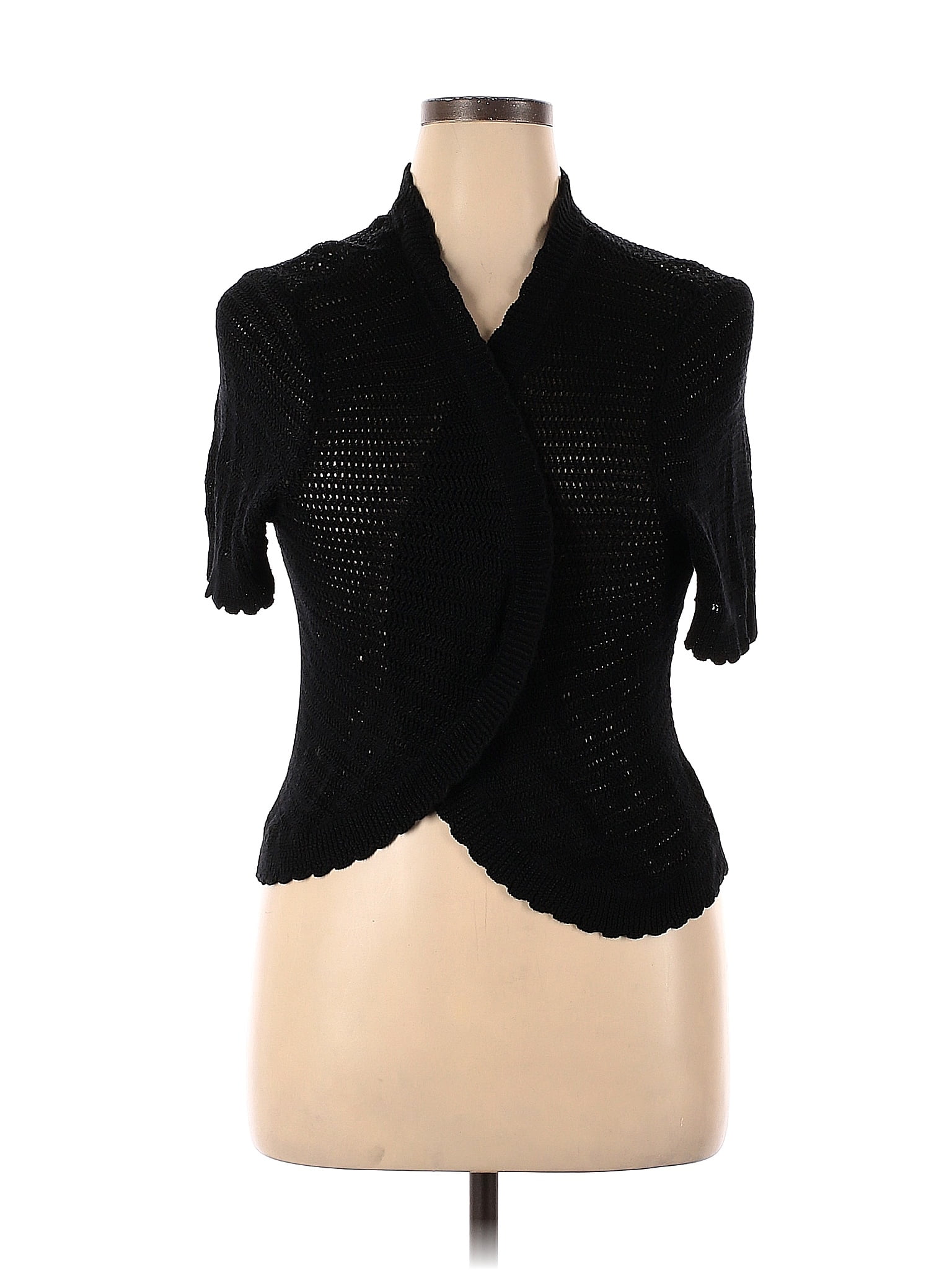 Anthony Richards Color Block Solid Black Cardigan Size XL - 43% off ...