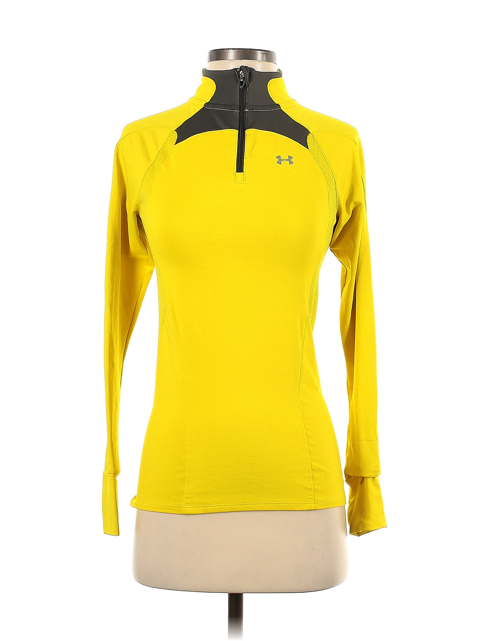Under Armour Color Block Solid Yellow Track Jacket Size S - 56% off ...