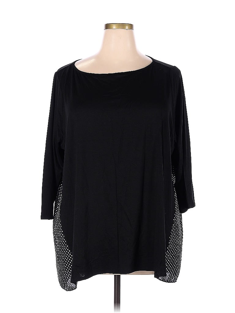 Cyrus Black Long Sleeve Blouse Size 3x Plus 58 Off Thredup