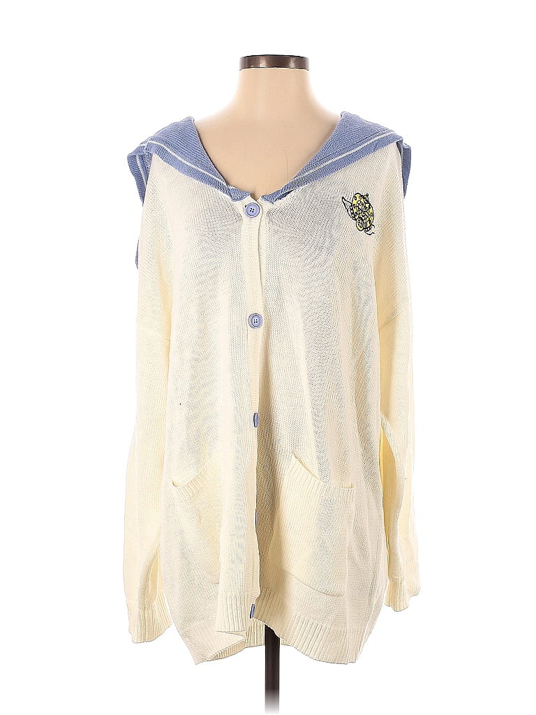 Sailor Moon 100% Acrylic Color Block Ivory White Cardigan Size 0 - 59% ...