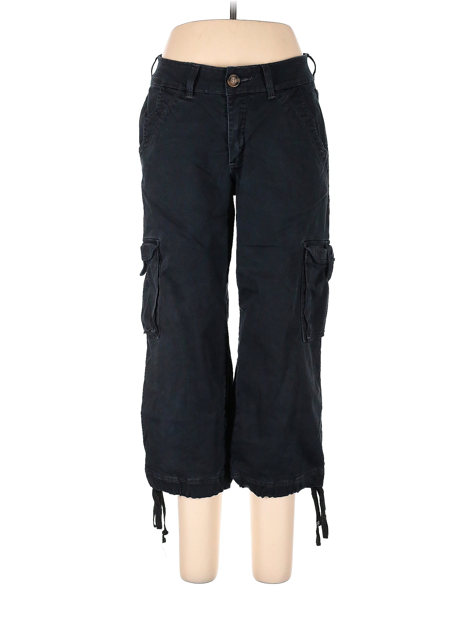 Jag Solid Black Cargo Pants Size 12 - 69% off | thredUP