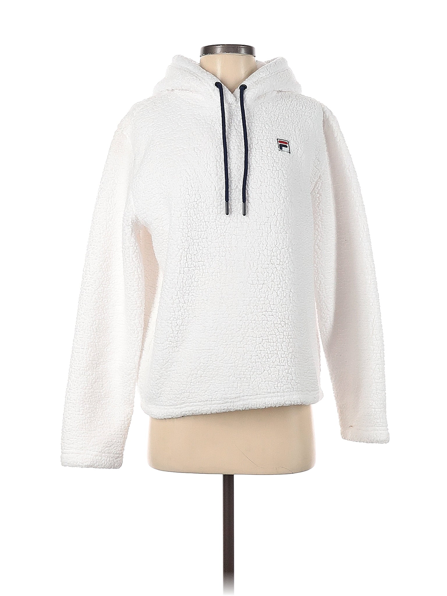FILA Solid White Fleece Size S - 65% off | thredUP