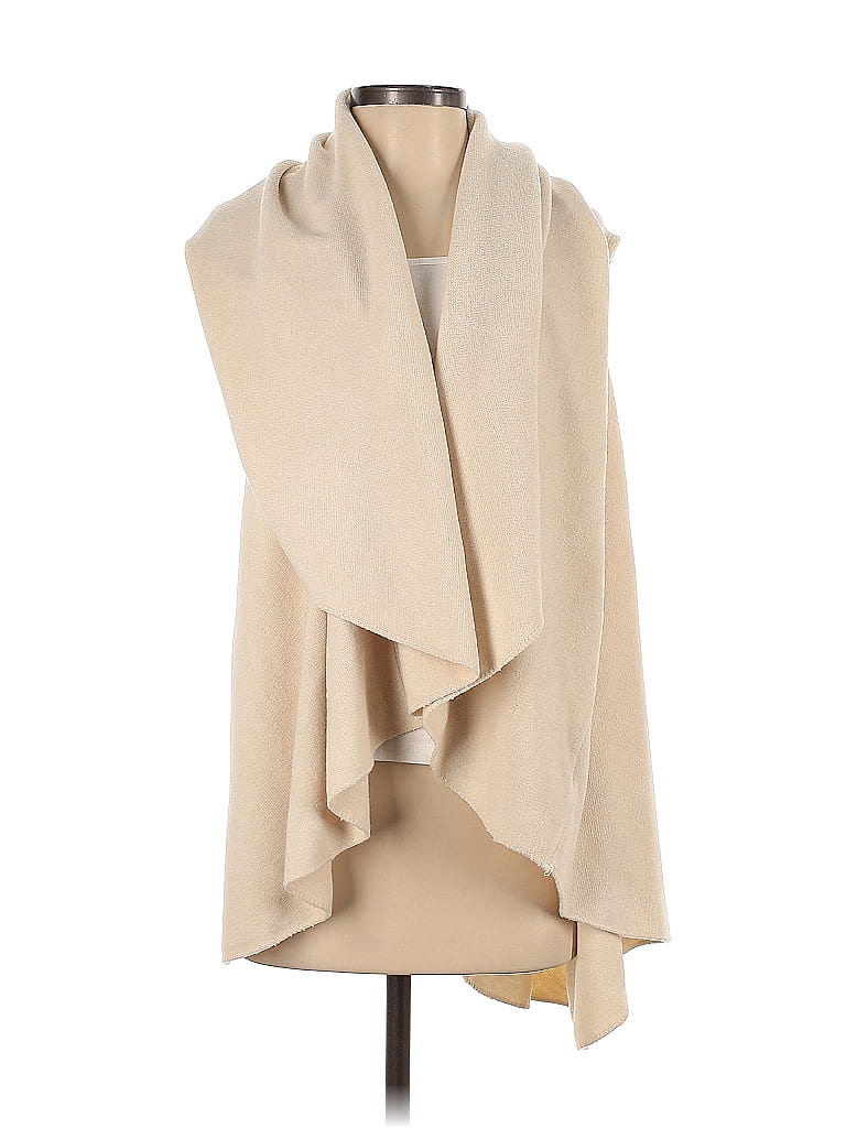 Ivy & Leo 100% Acrylic Solid Tan Cardigan One Size - 65% off | thredUP