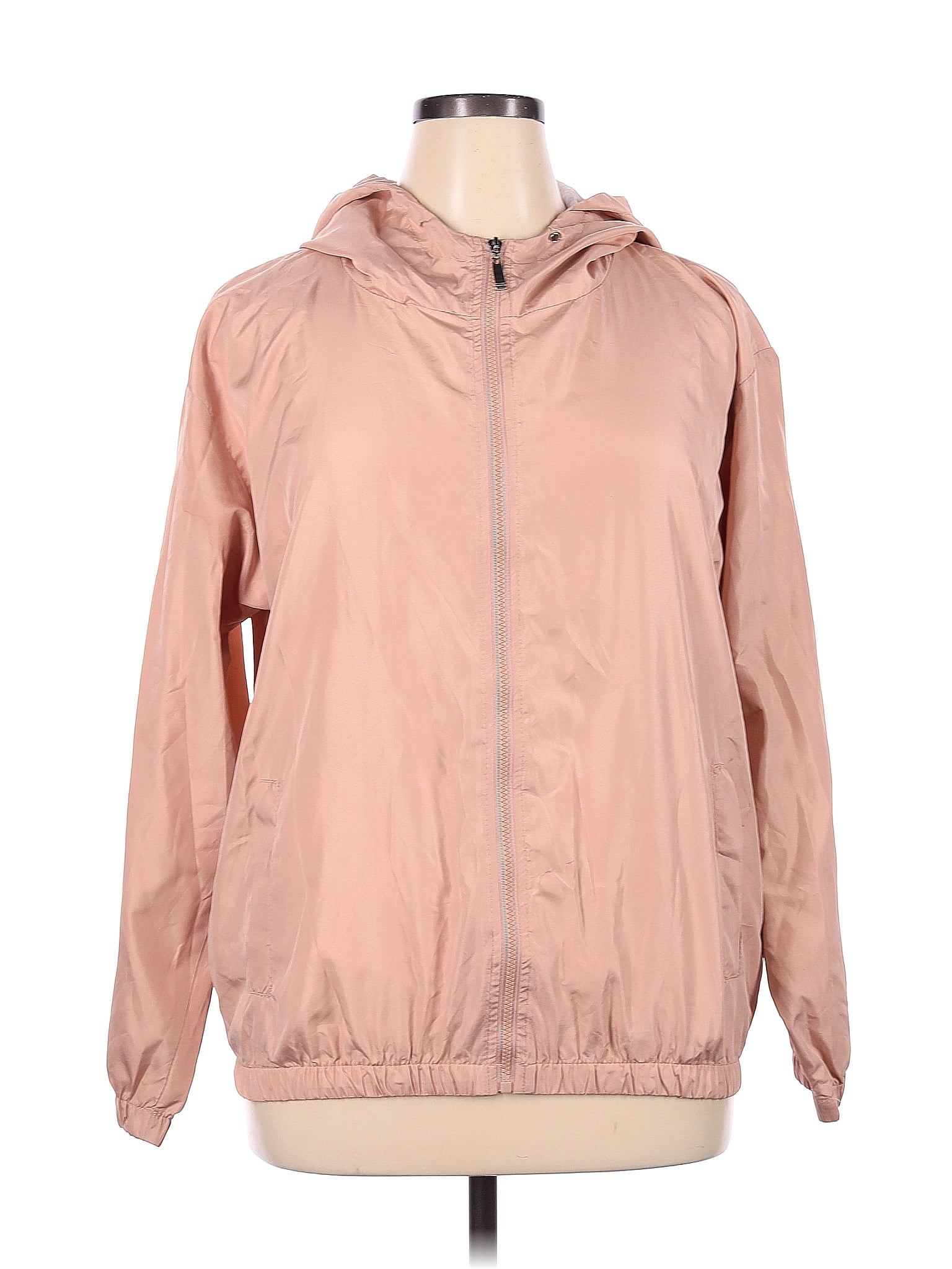 Athletex Solid Pink Jacket Size XL - 56% off | thredUP
