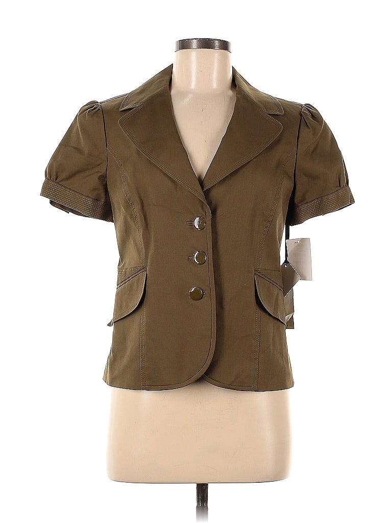 Halogen Solid Brown Jacket Size M - 69% off | thredUP
