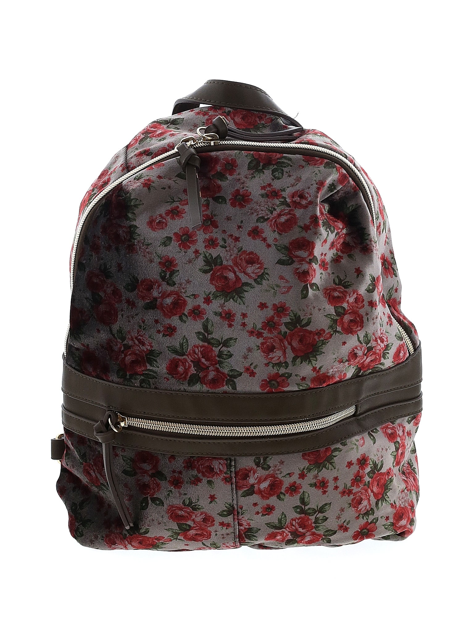 T-Shirt & Jeans Floral Multi Color Gray Backpack One Size - 28% off ...