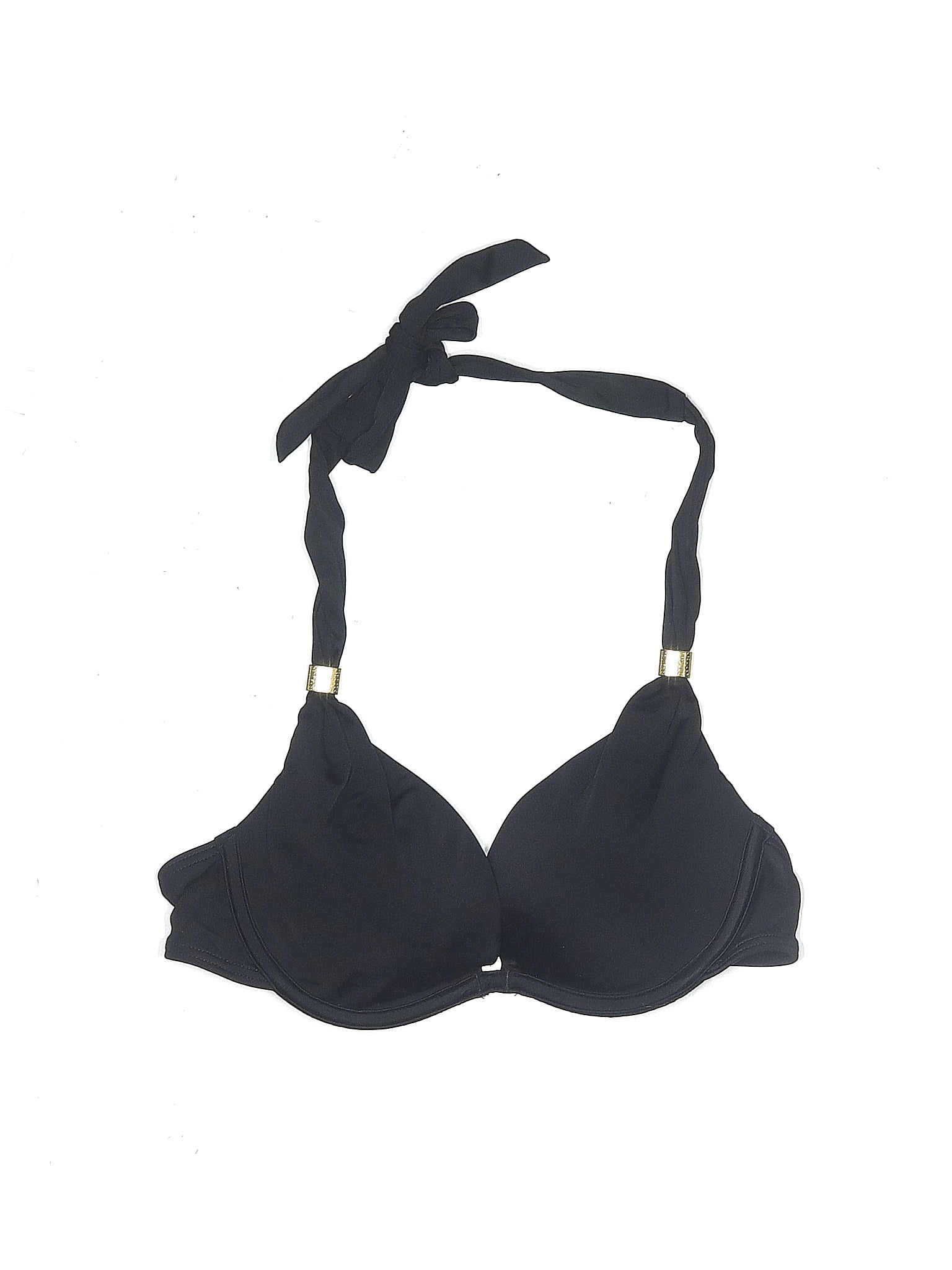 Smart & Sexy Solid Black Swimsuit Top Size XS (32B) - 57% off | thredUP