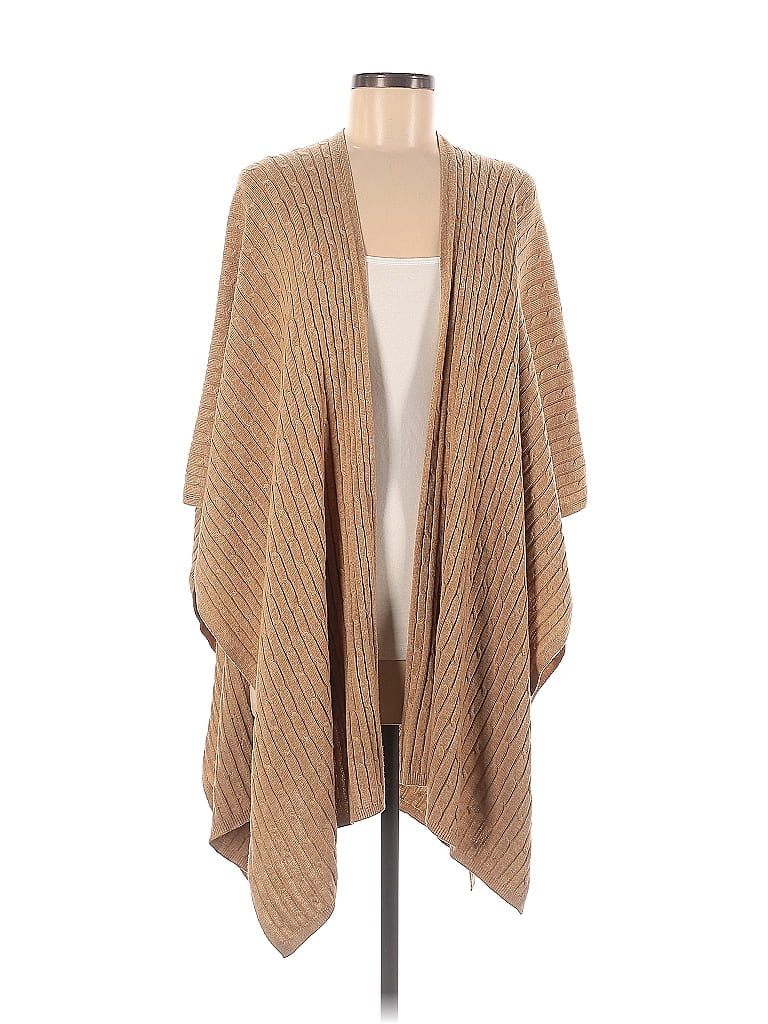 Lands' End Color Block Solid Tan Wrap One Size - 68% off | thredUP