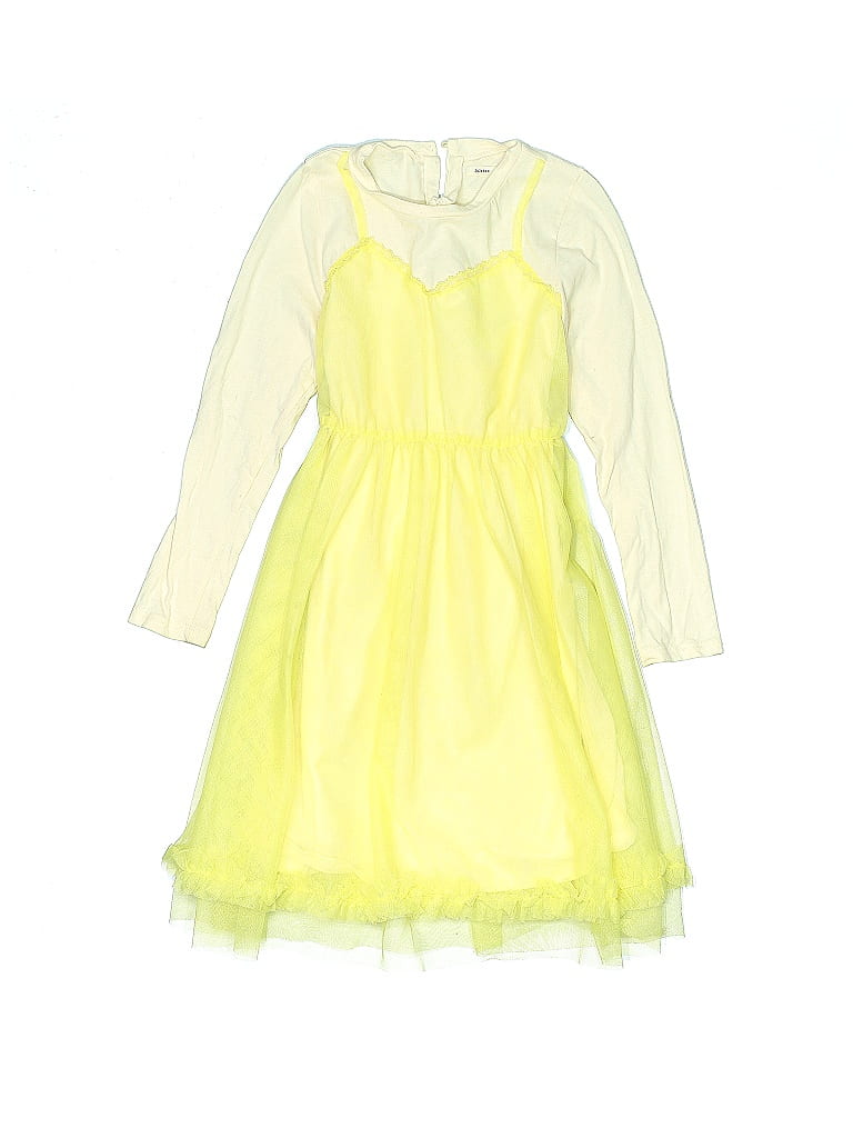 Lulabee Solid Yellow Dress Size 9 - 63% off | thredUP
