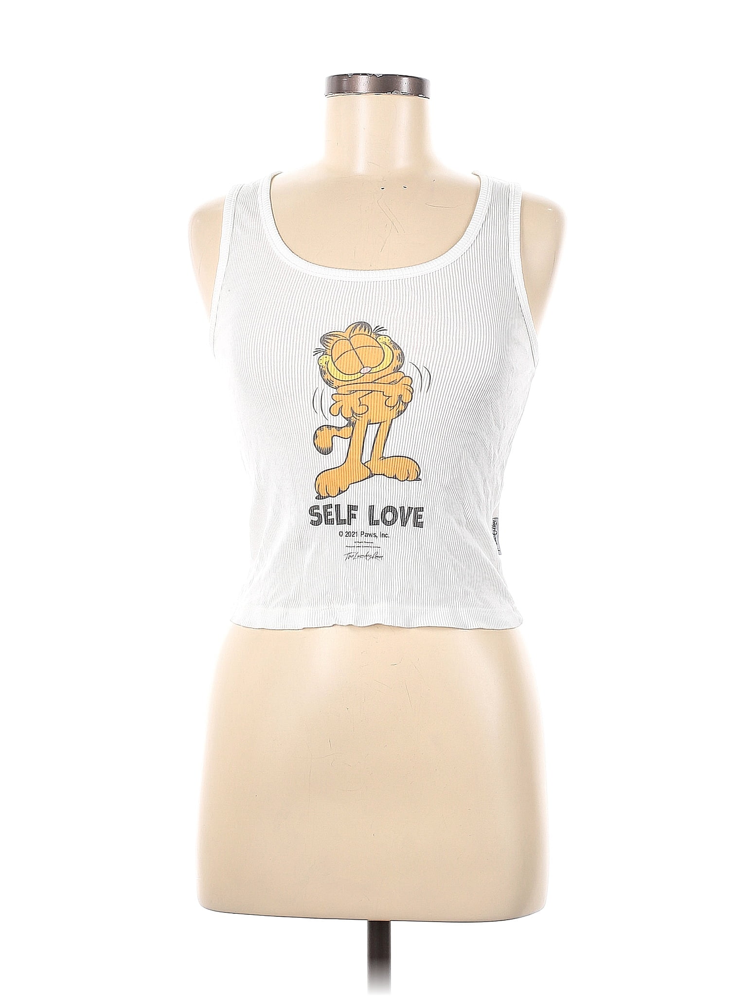 The Laundry Room Solid White Tank Top Size S - 75% off | thredUP