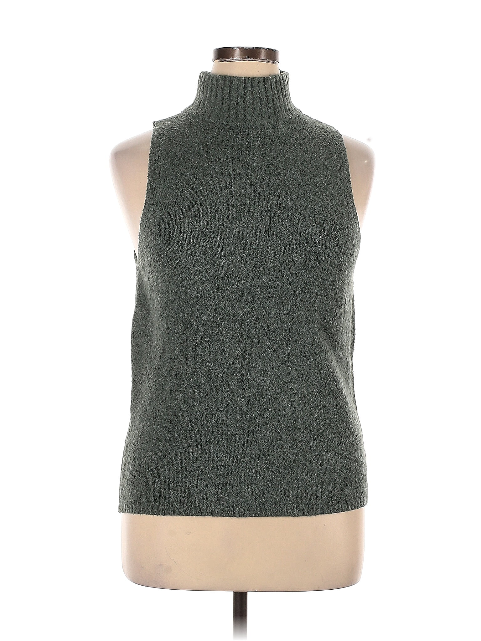 Express Color Block Green Turtleneck Sweater Size XL - 62% off | thredUP