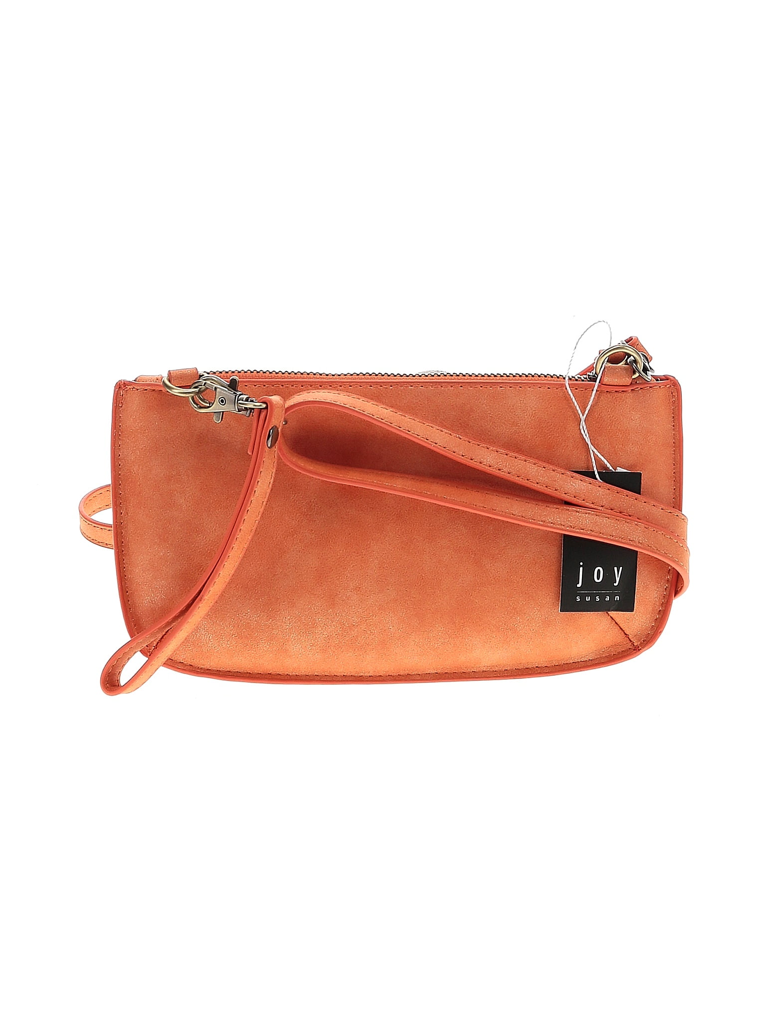 Joy Susan 100% Polyurethane Solid Orange Crossbody Bag One Size - 54% ...