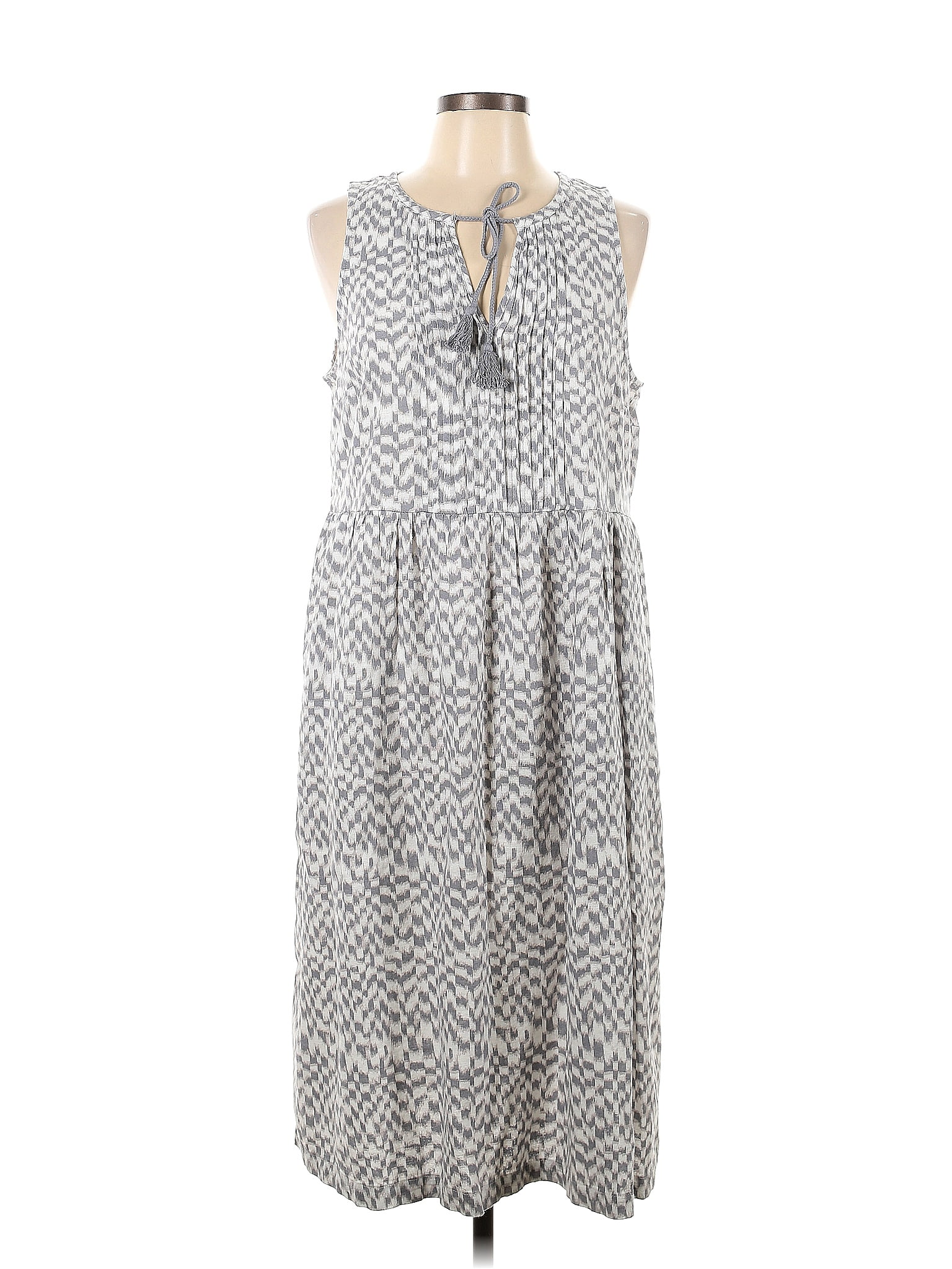 Universal Thread Multi Color Gray Casual Dress Size L 32 Off Thredup
