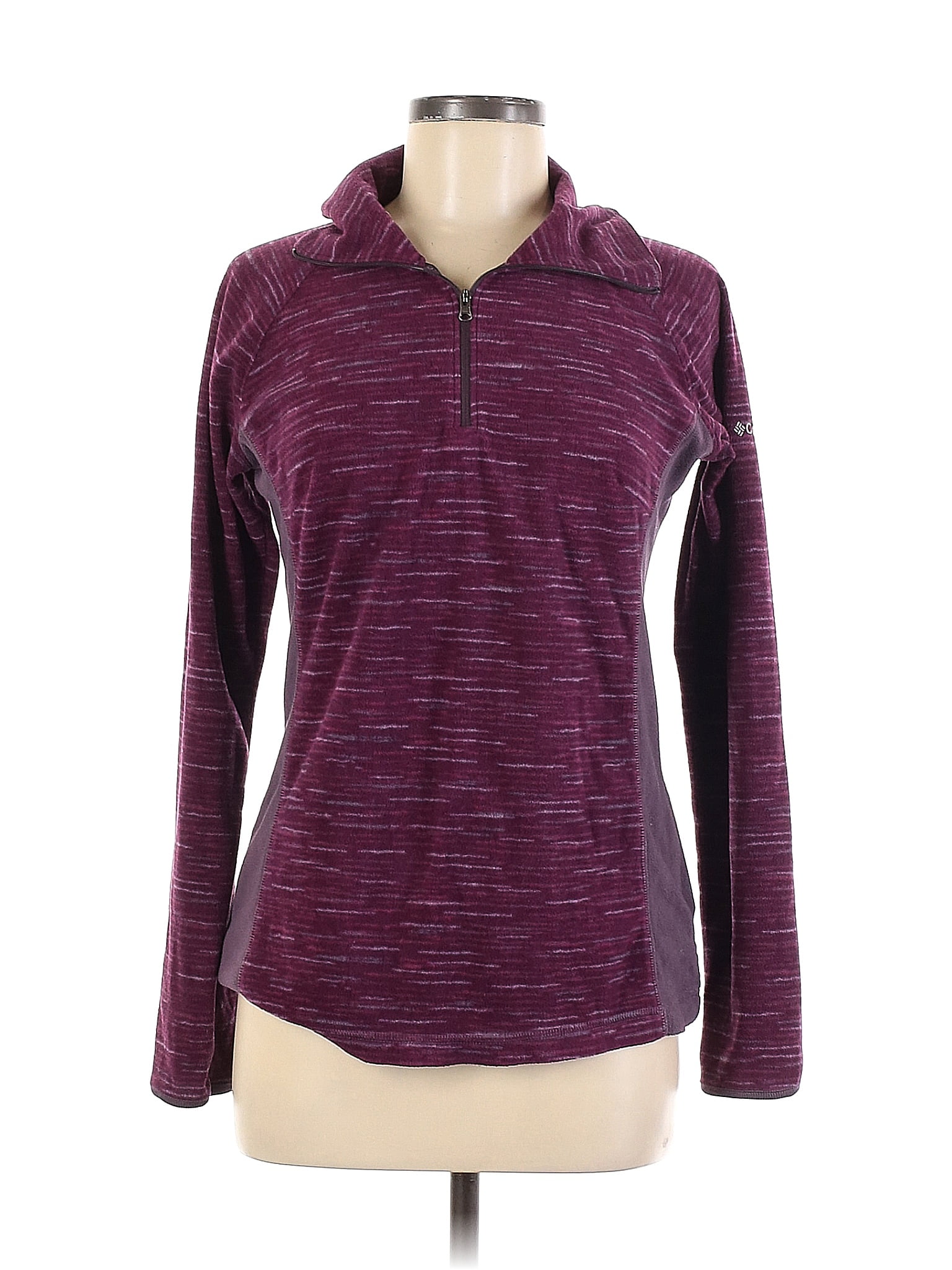 Columbia 100% Polyester Purple Track Jacket Size M - 60% off | thredUP