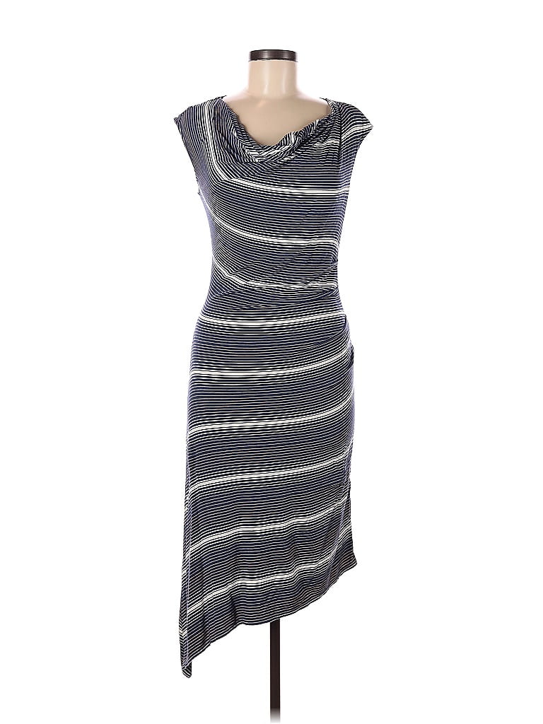 Max Studio Stripes Gray Casual Dress Size M - 74% off | thredUP