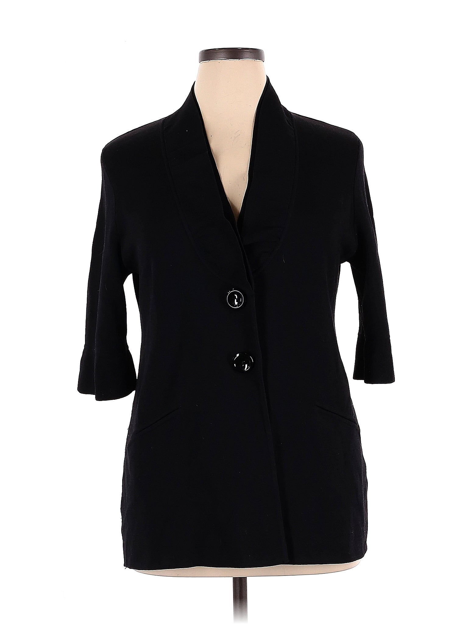 Classiques Entier Solid Black Cardigan Size XL - 82% off | thredUP