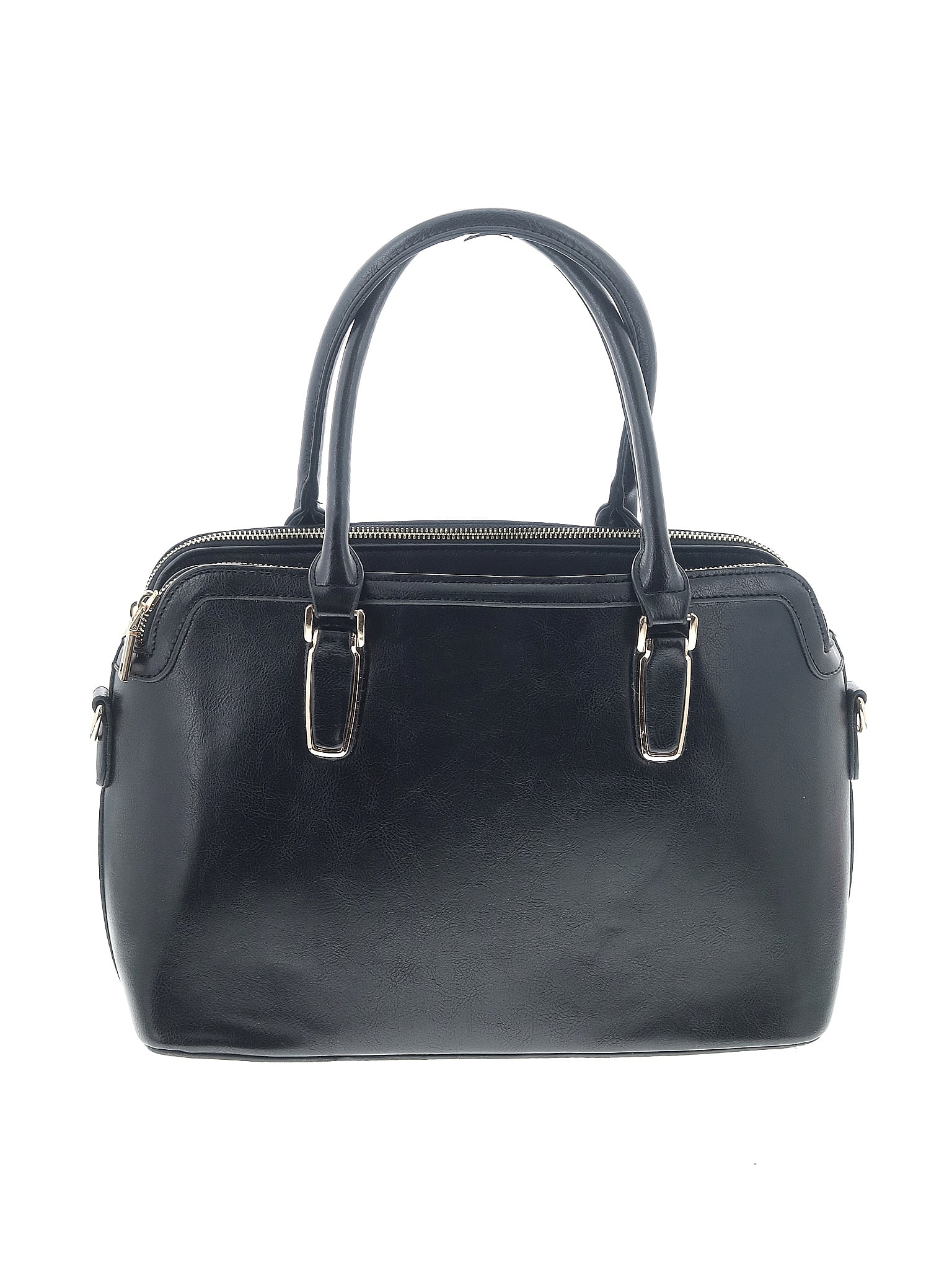 Isabelle 100% Pvc Solid Black Satchel One Size - 56% off | thredUP