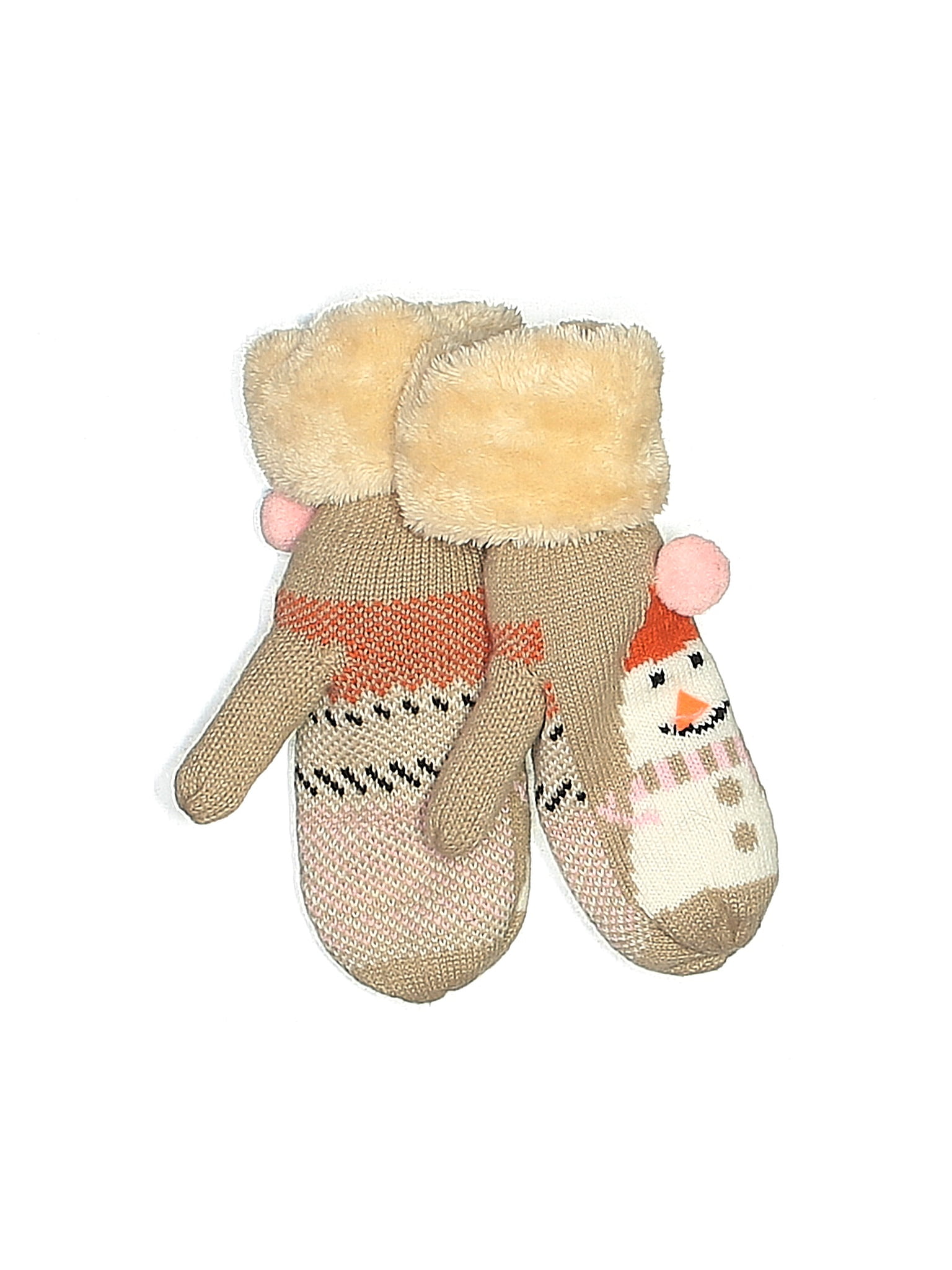 Assorted Brands Brown Mittens One Size (Tots) - 55% off | thredUP