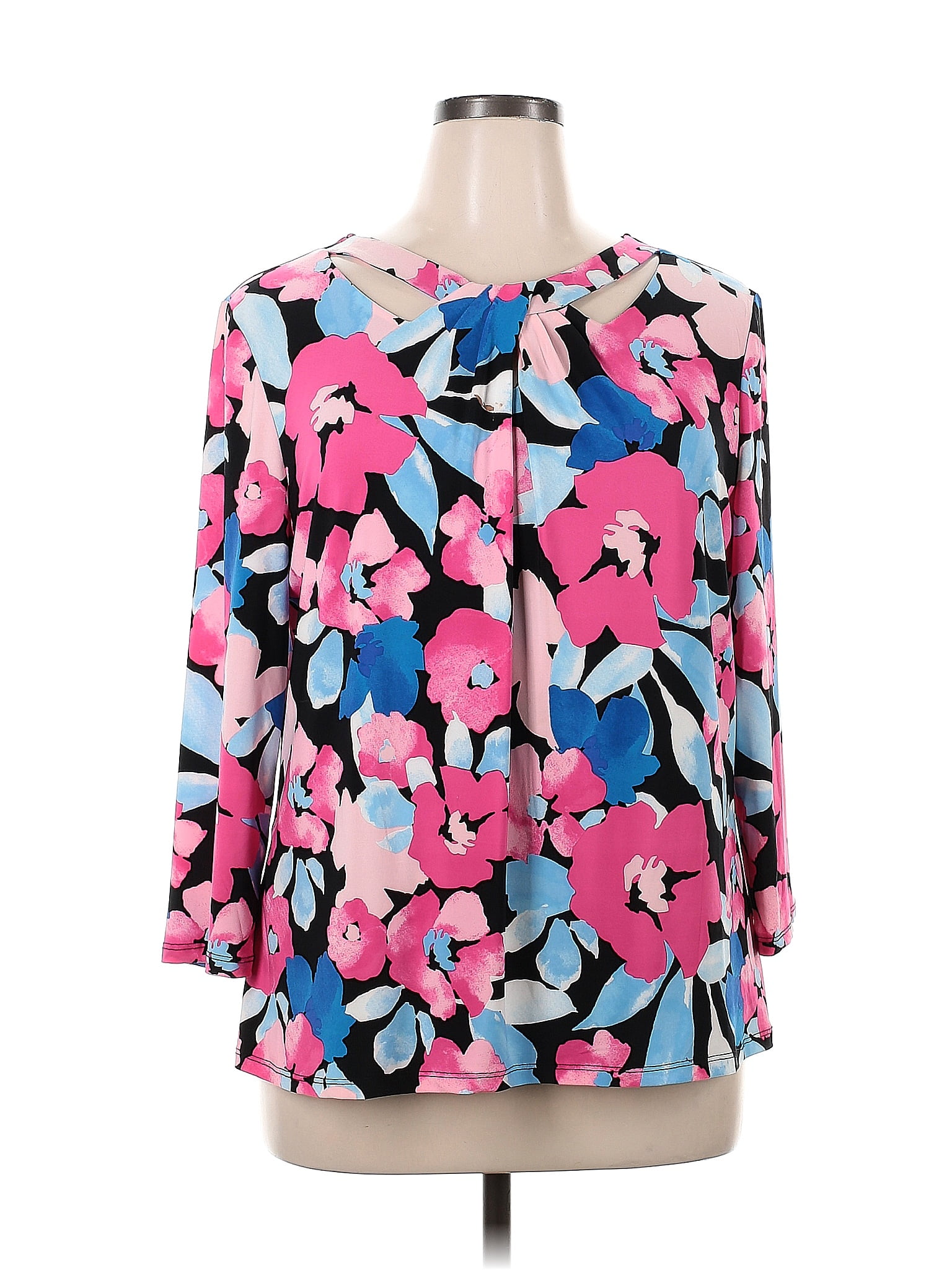 Kasper Pink Long Sleeve Top Size XL - 76% off | ThredUp